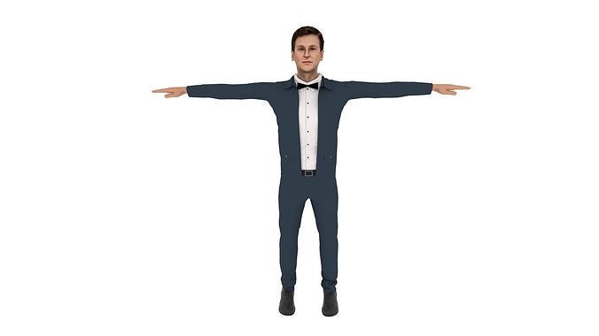 3D model Man Human VR / AR / low-poly | CGTrader