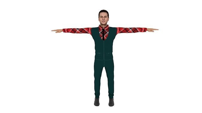 3D model Man Human VR / AR / low-poly | CGTrader
