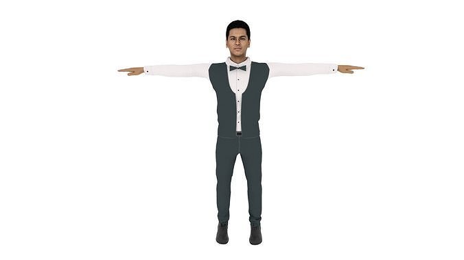 3D model Man Human VR / AR / low-poly | CGTrader