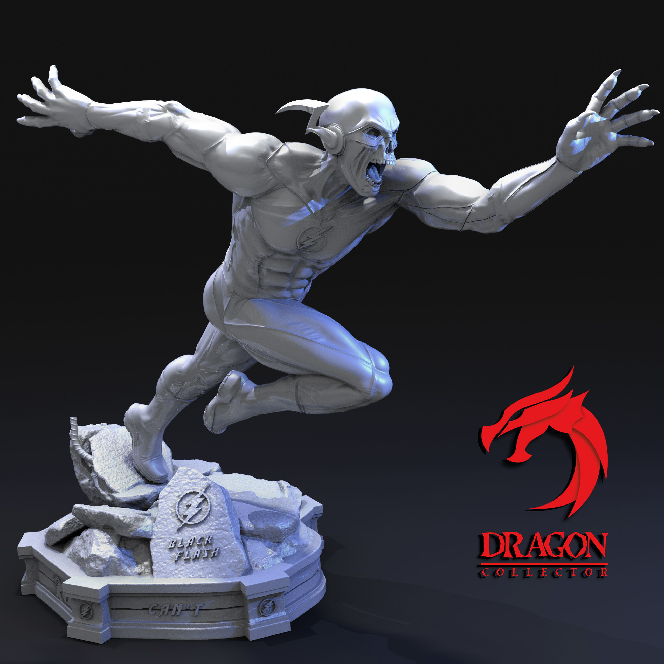 BLACK FLASH 3D model 3D printable | CGTrader