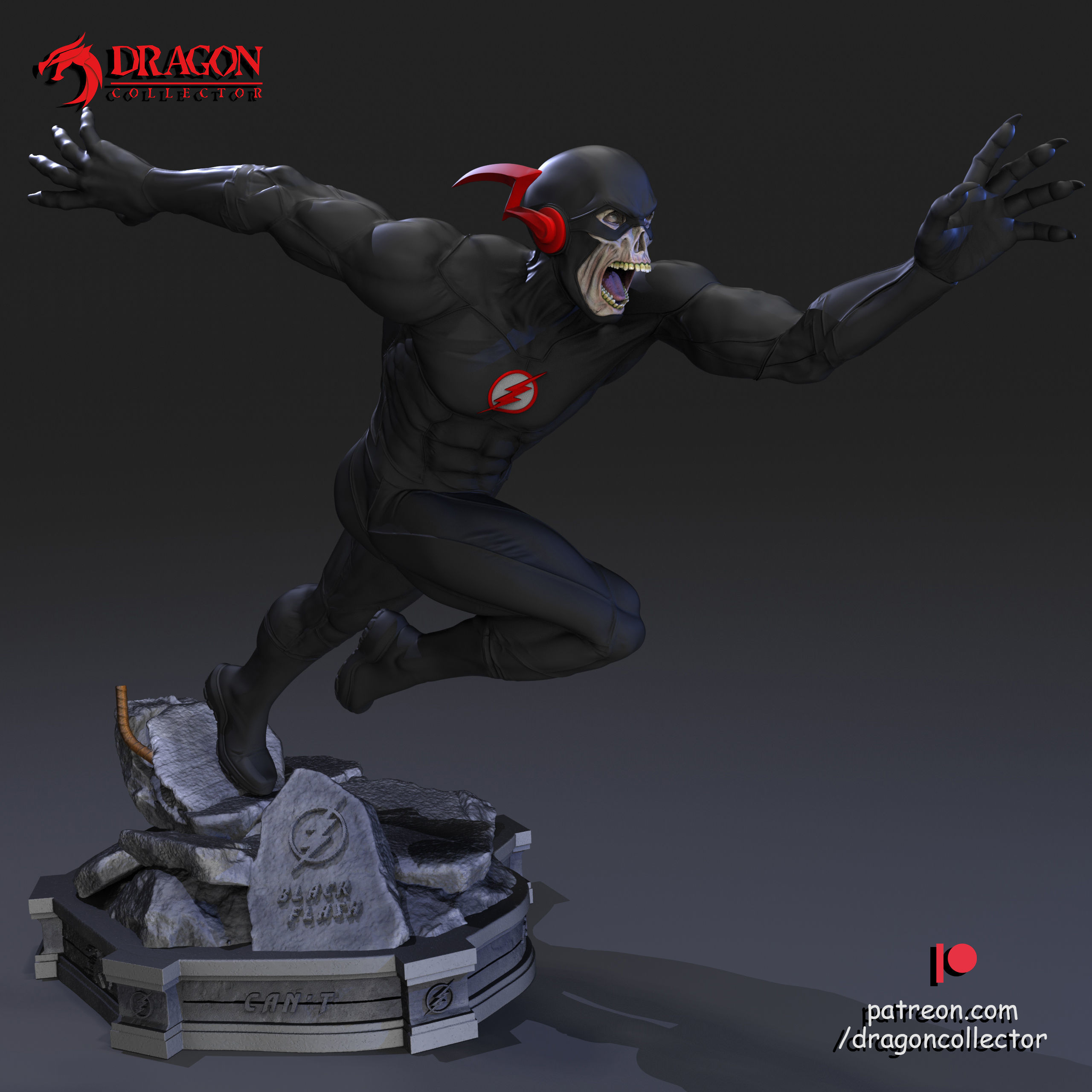 BLACK FLASH 3D model 3D printable | CGTrader