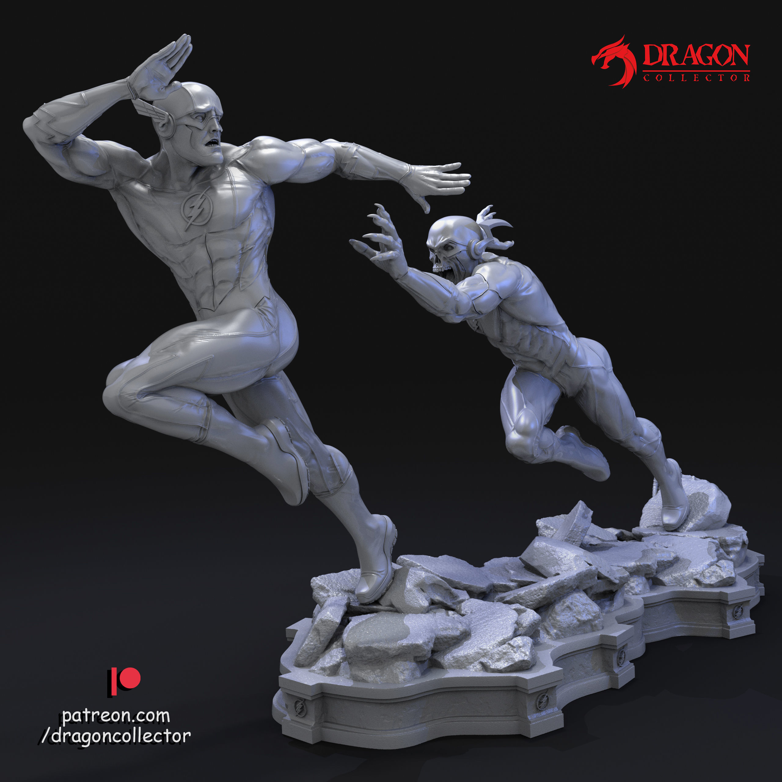 BLACK FLASH 3D model 3D printable | CGTrader