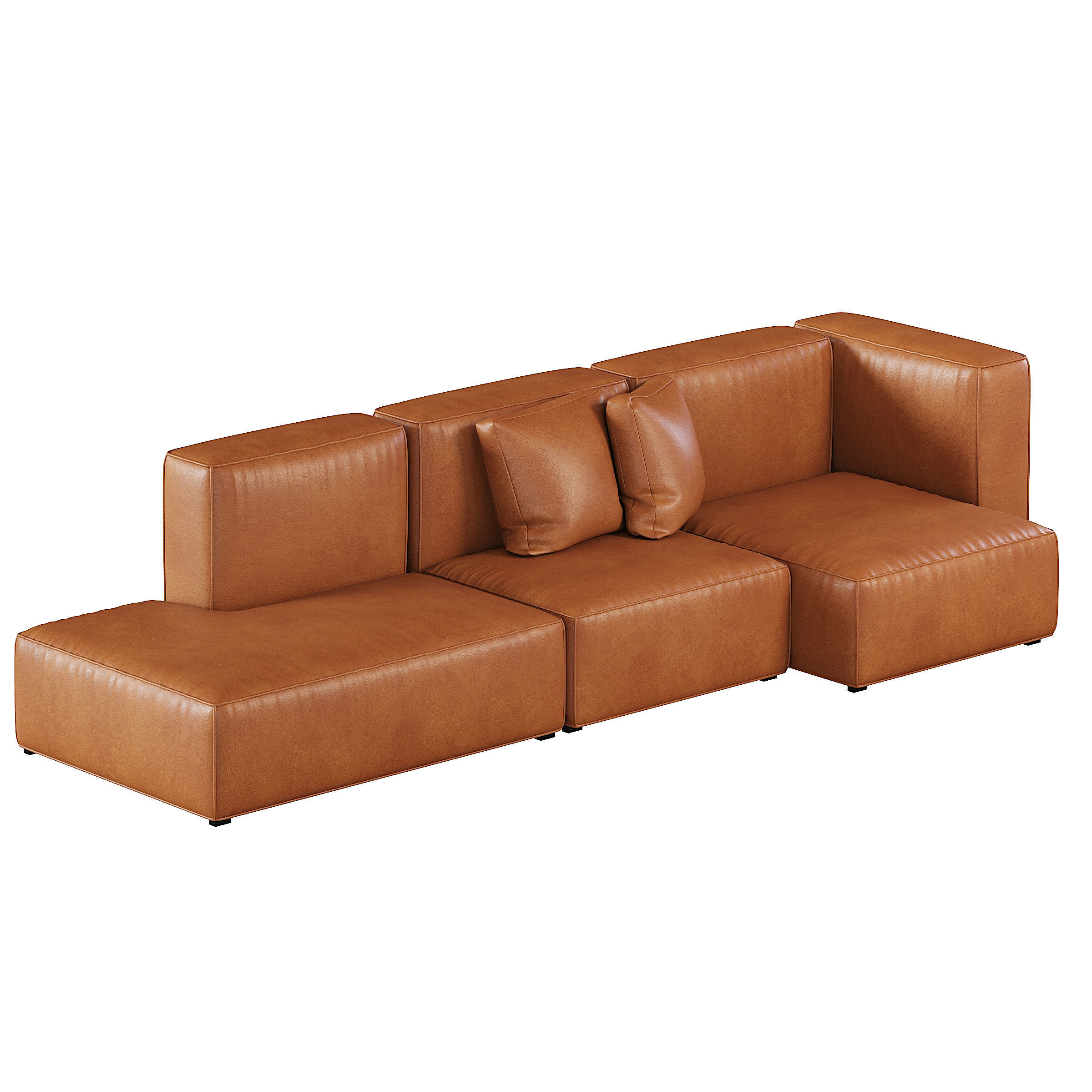 Mags One Arm Sofa 3D model | CGTrader