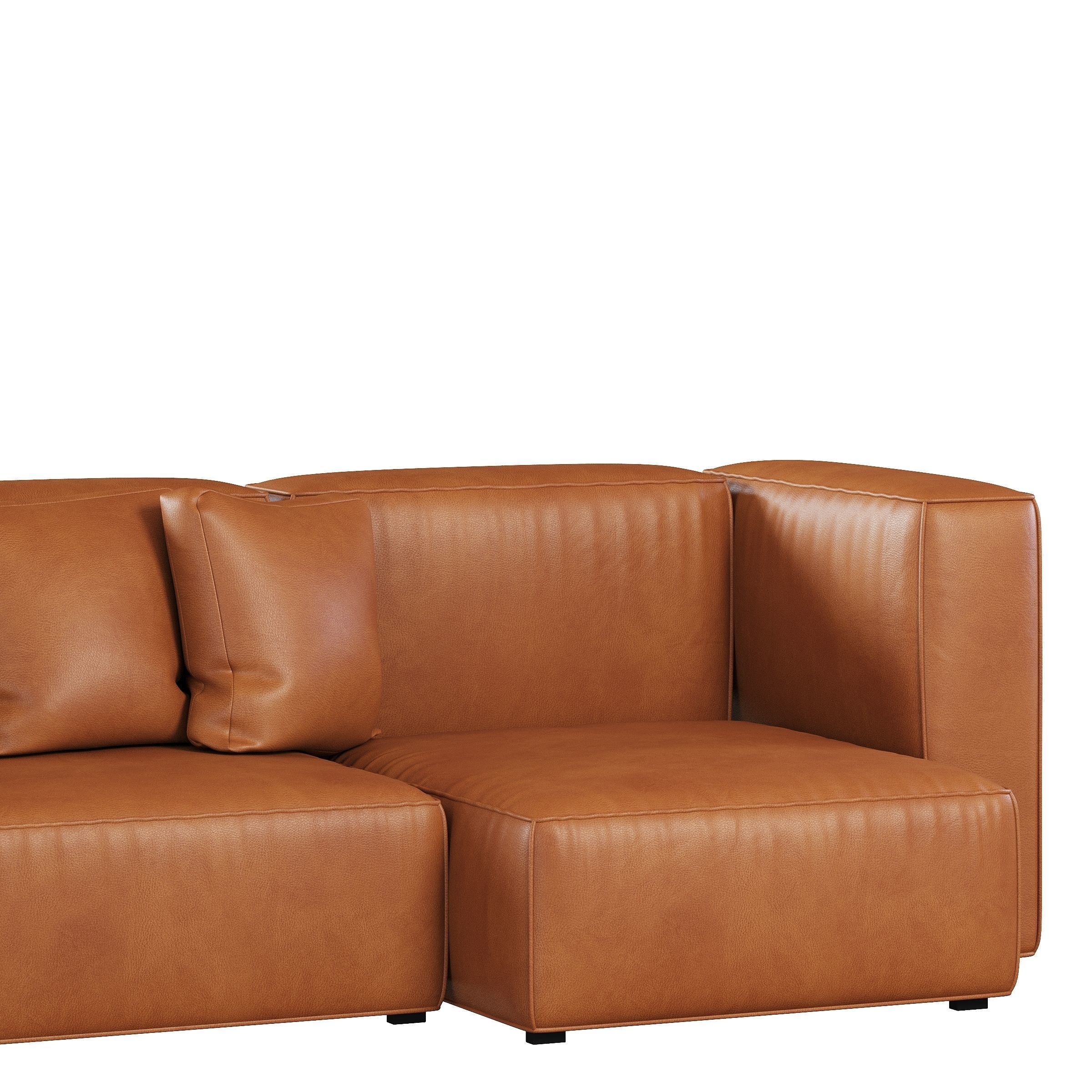 Mags One Arm Sofa 3D model | CGTrader
