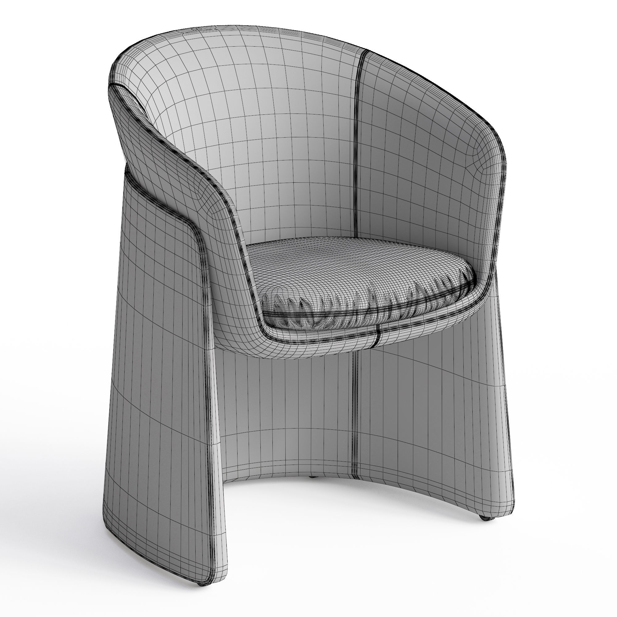 Davis Seba chair 3D model | CGTrader