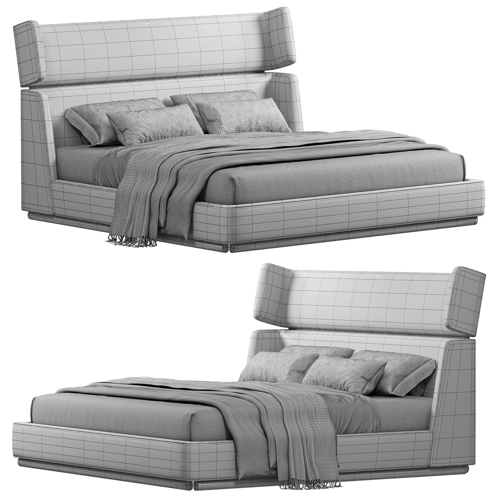 REVERIE Bed By Visionnaire 3D model | CGTrader