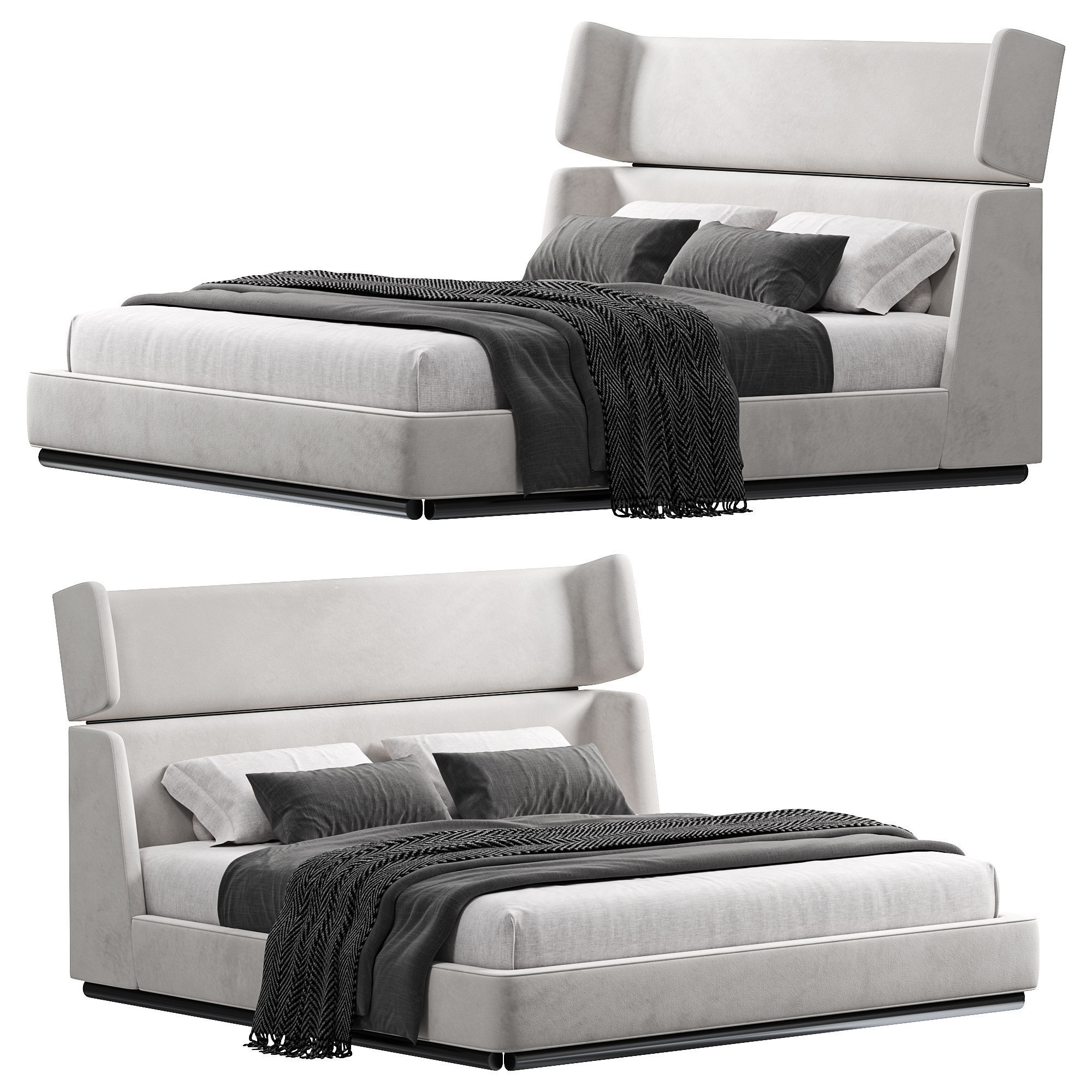 REVERIE Bed By Visionnaire 3D model | CGTrader