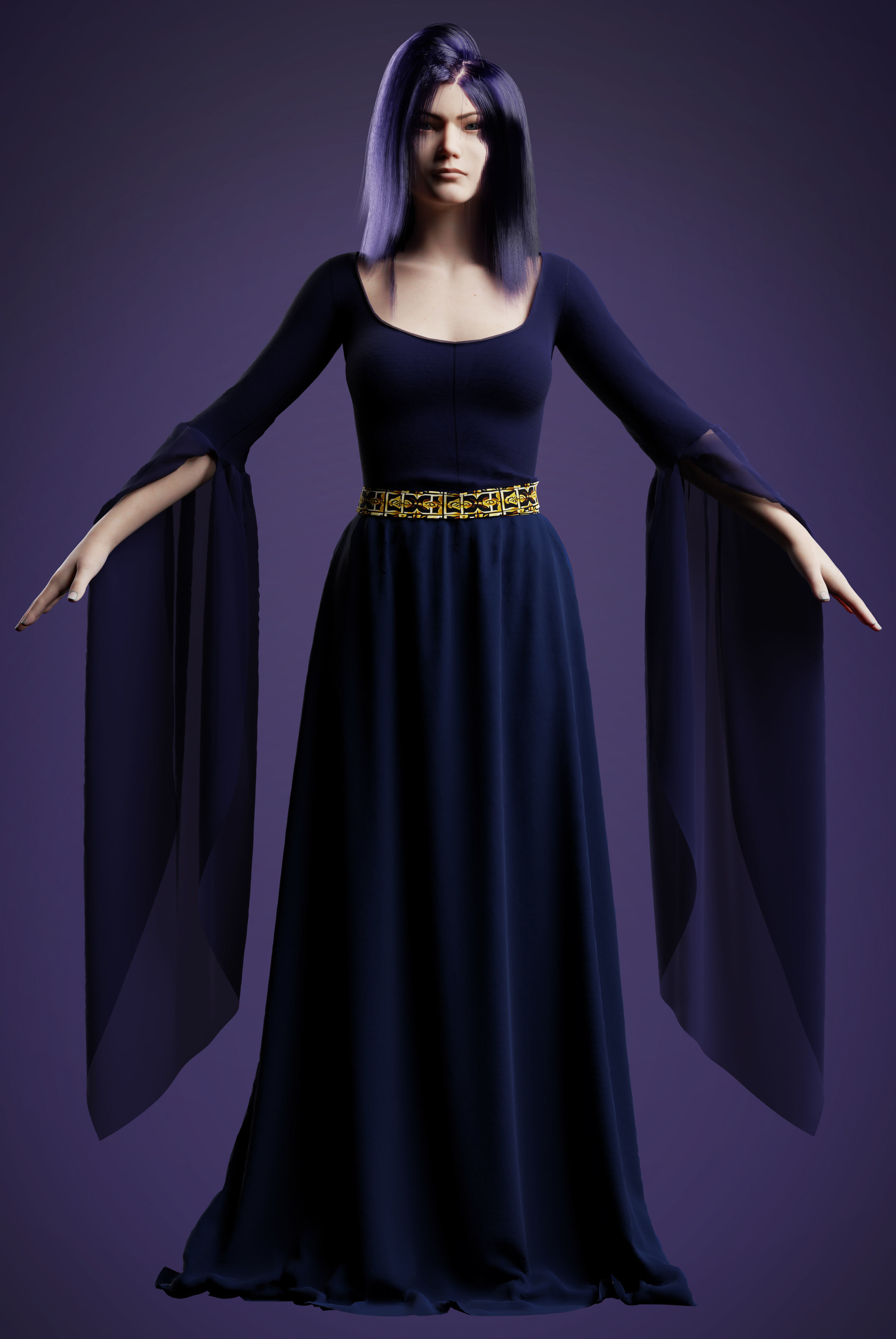 Emma - Female Rigged Character 3D model rigged | CGTrader