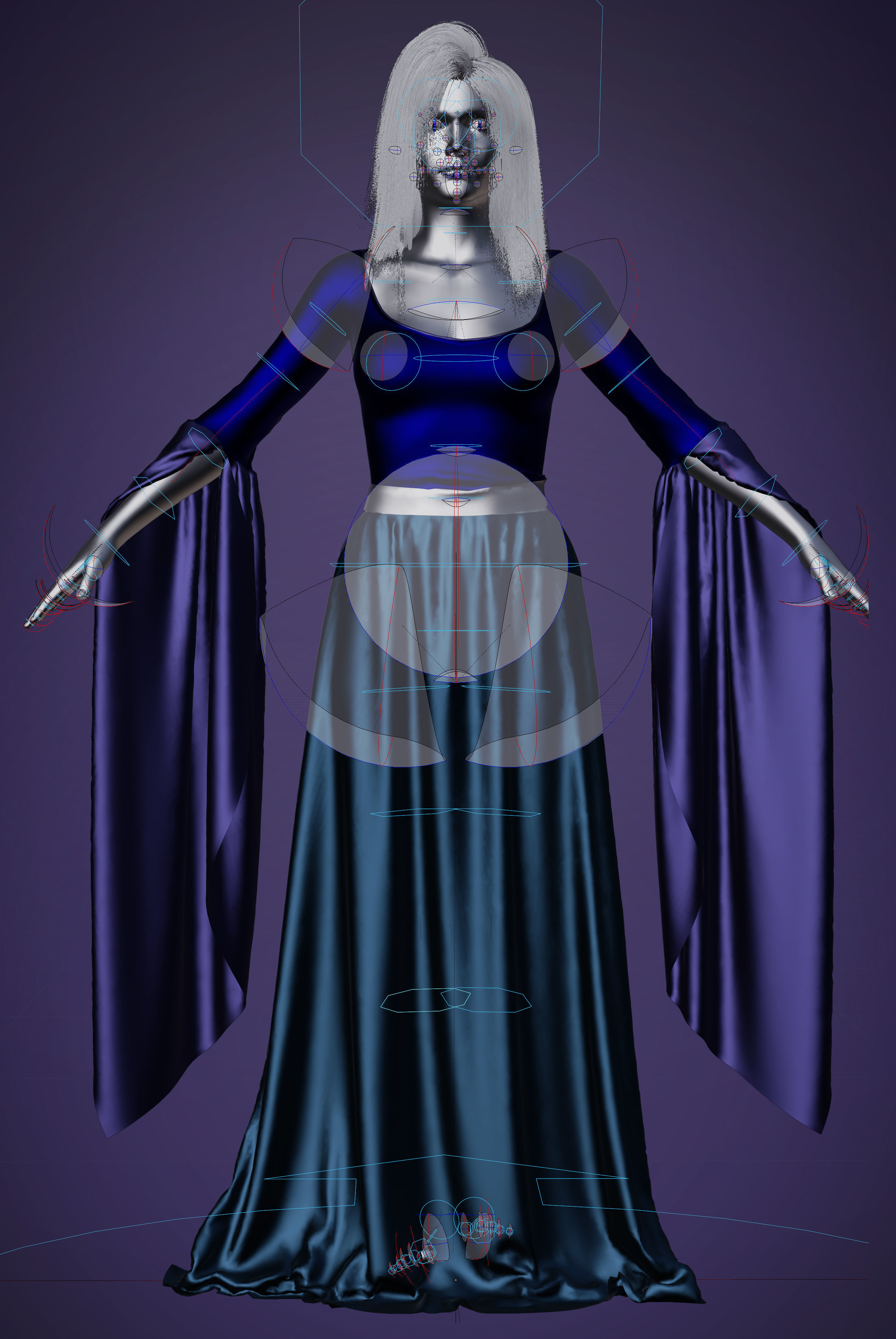 Emma - Female Rigged Character 3D model rigged | CGTrader