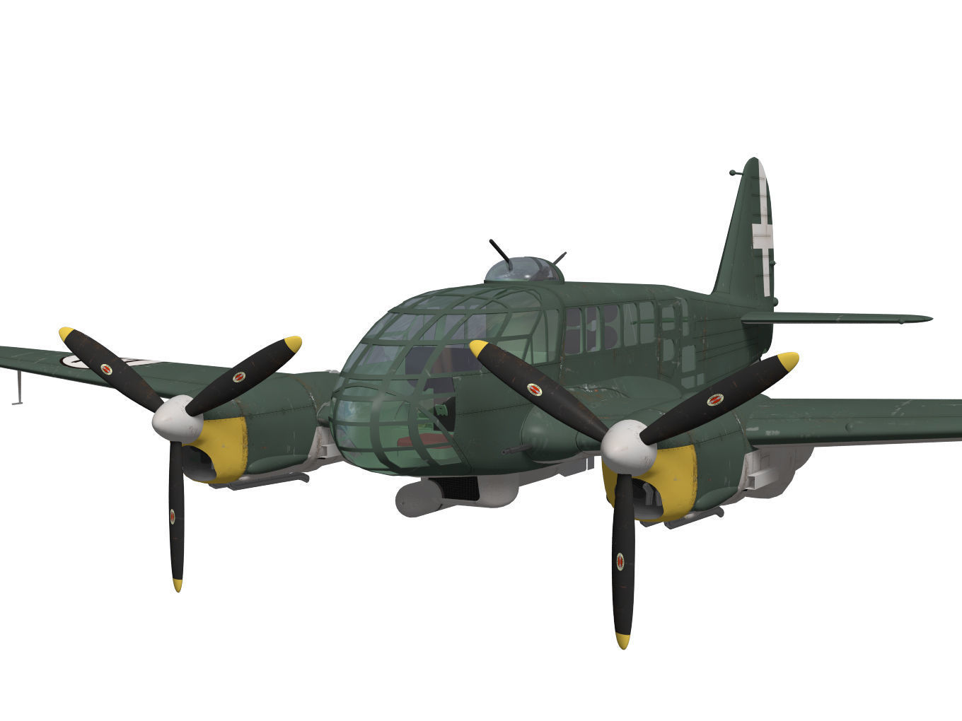 Caproni Ca313 RPB 3D model | CGTrader