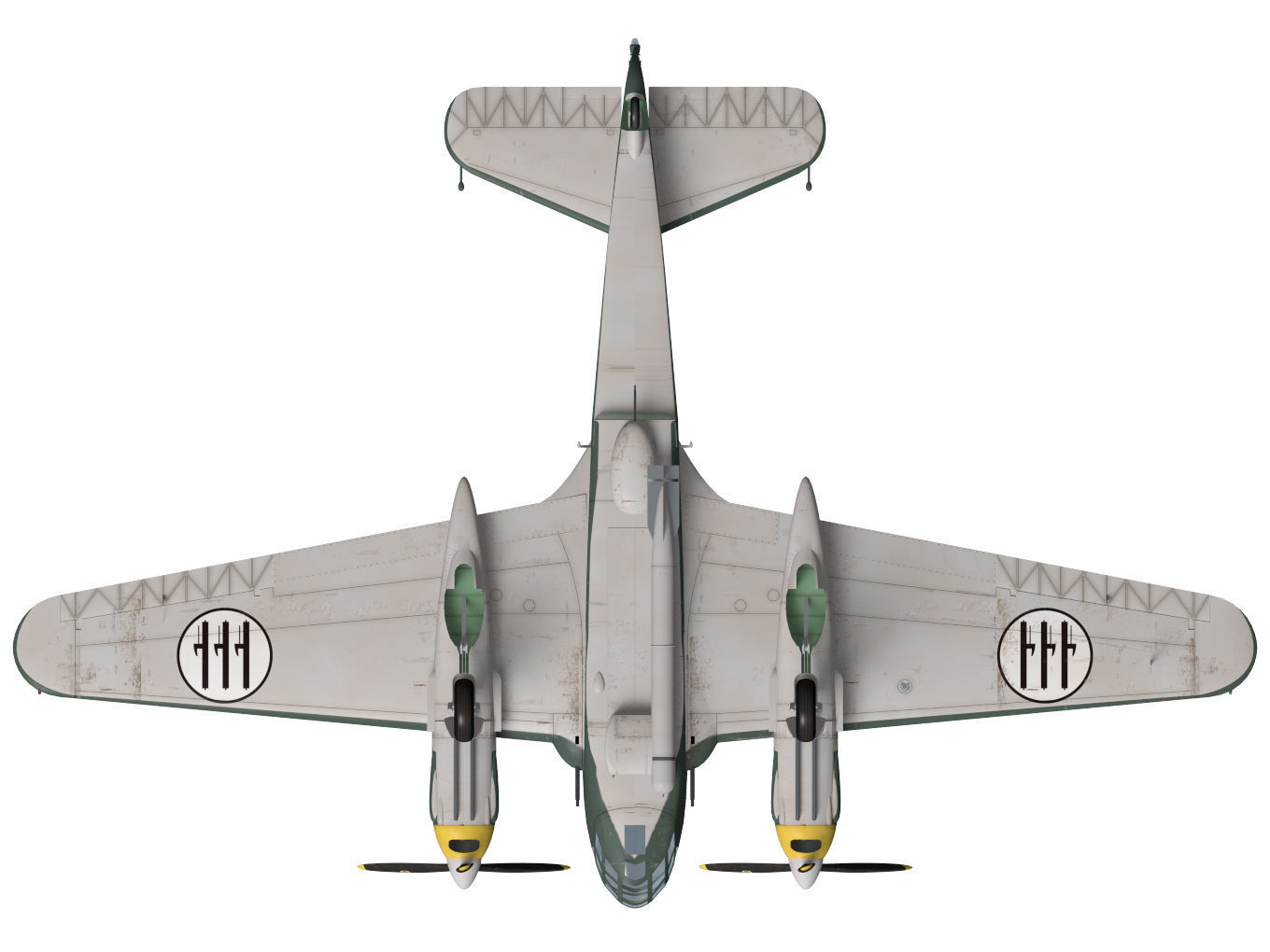 Caproni Ca313 RPB 3D model | CGTrader
