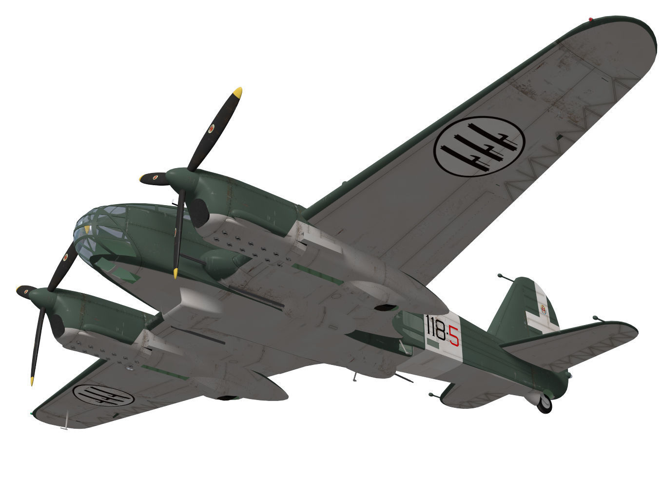 Caproni Ca314 3D model | CGTrader