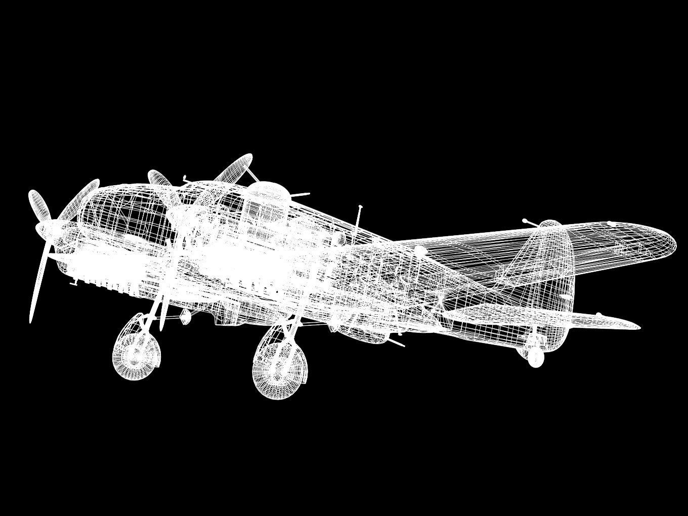 Caproni Ca314 3D model | CGTrader