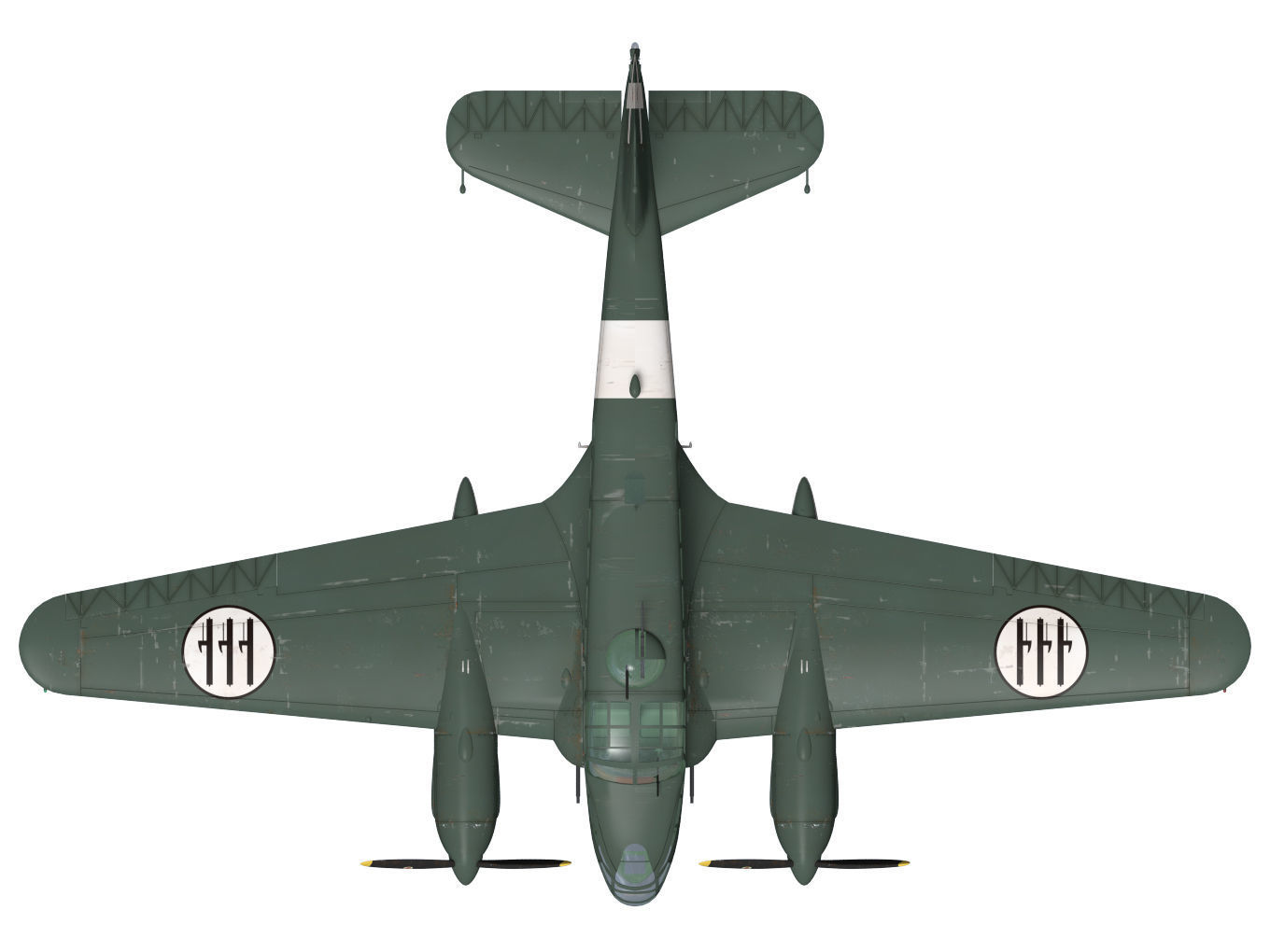 Caproni Ca314 3D model | CGTrader