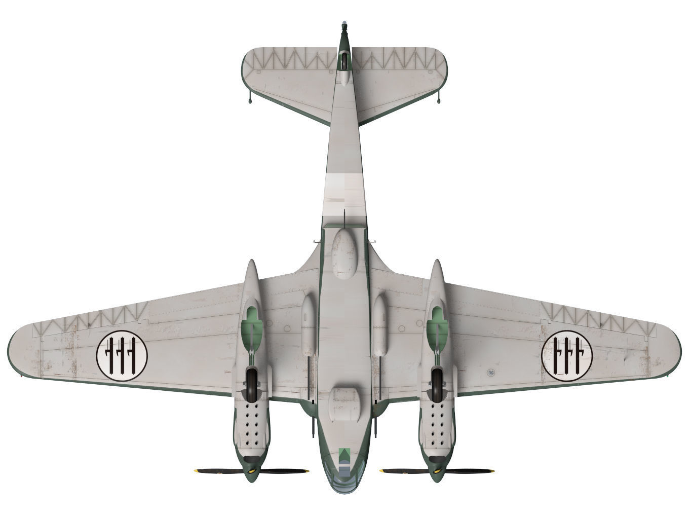 Caproni Ca314 3D model | CGTrader