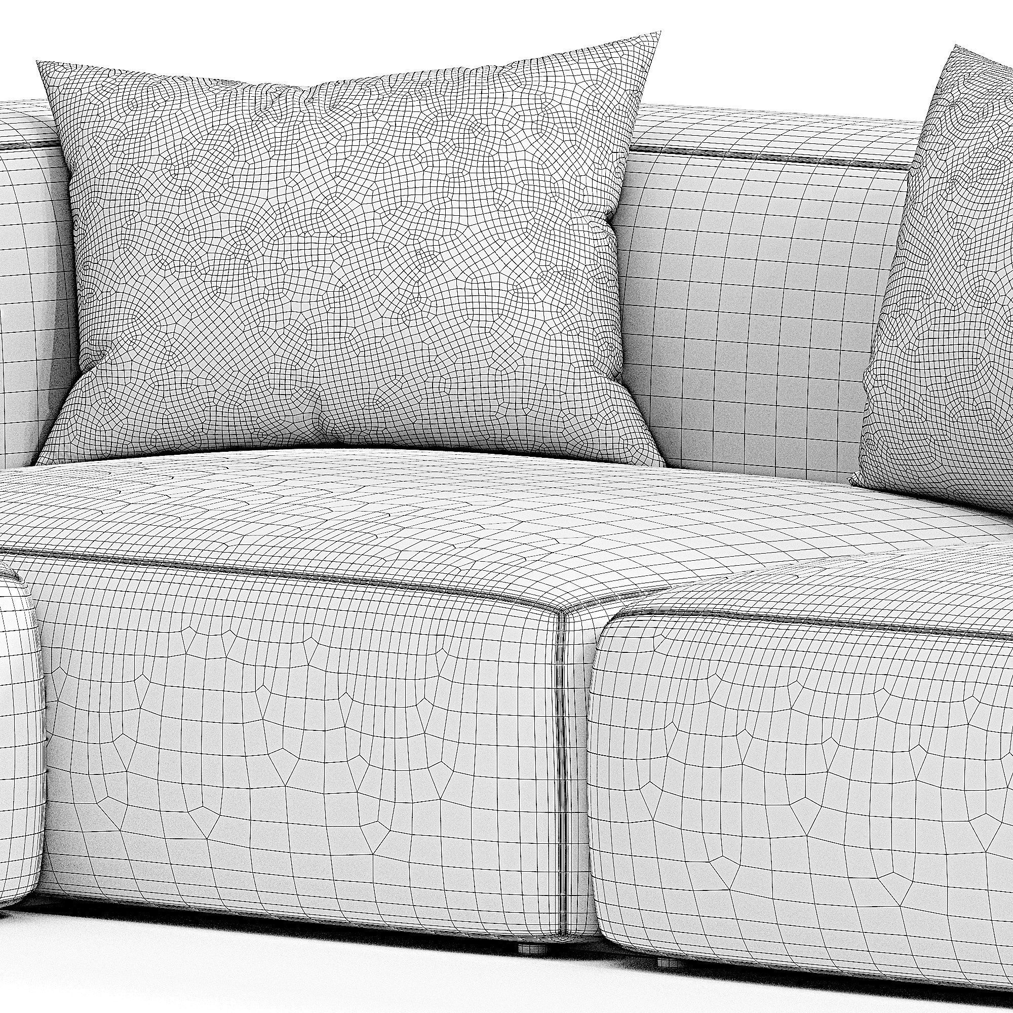 PLUS Corner sofa PLUS Collection 3d model 3D model | CGTrader