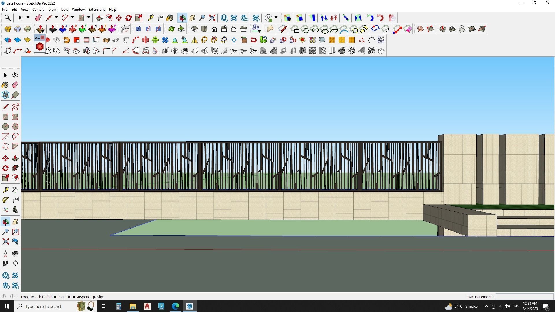 3d model of gatehouse 3D model | CGTrader