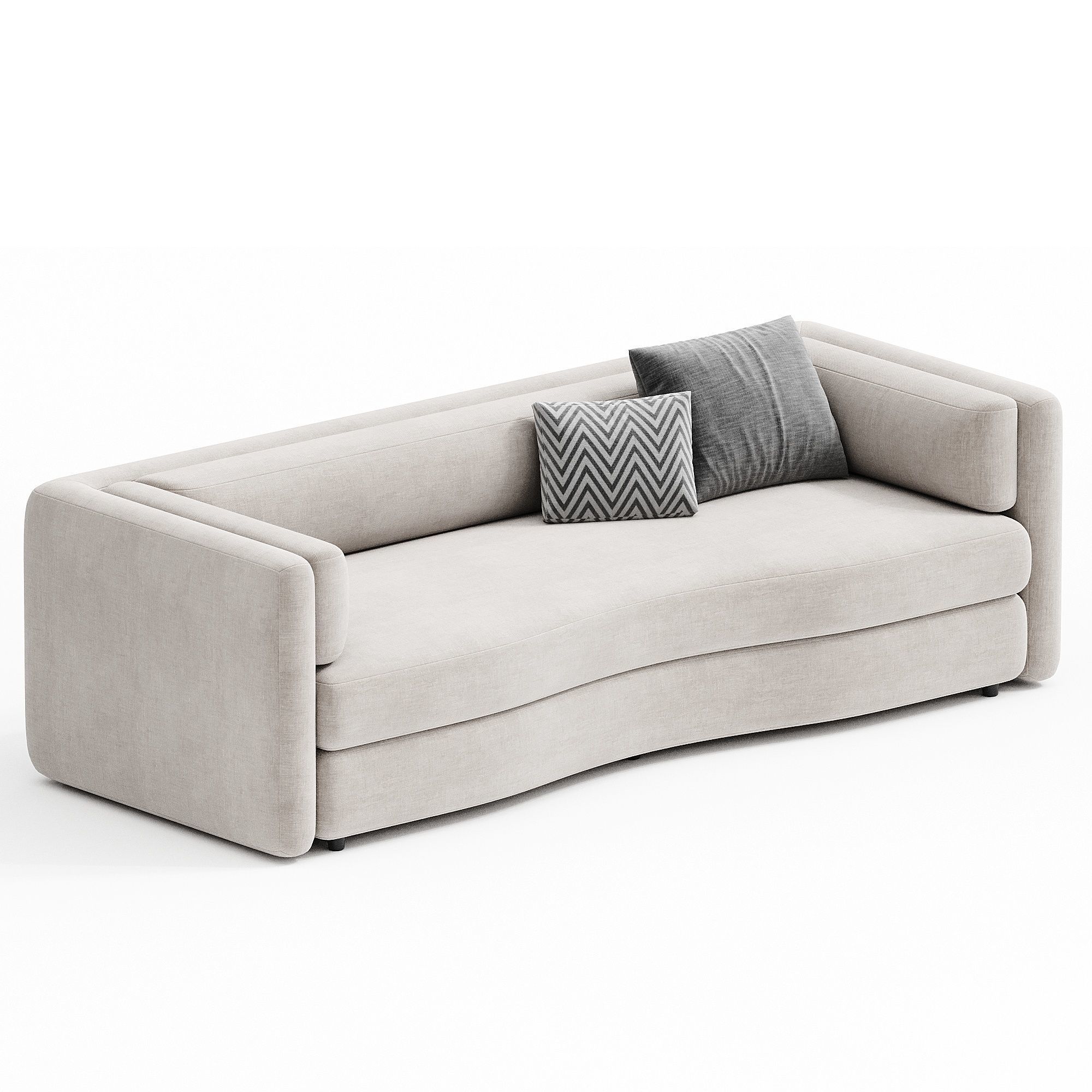 Virgule Sofa 3D model | CGTrader
