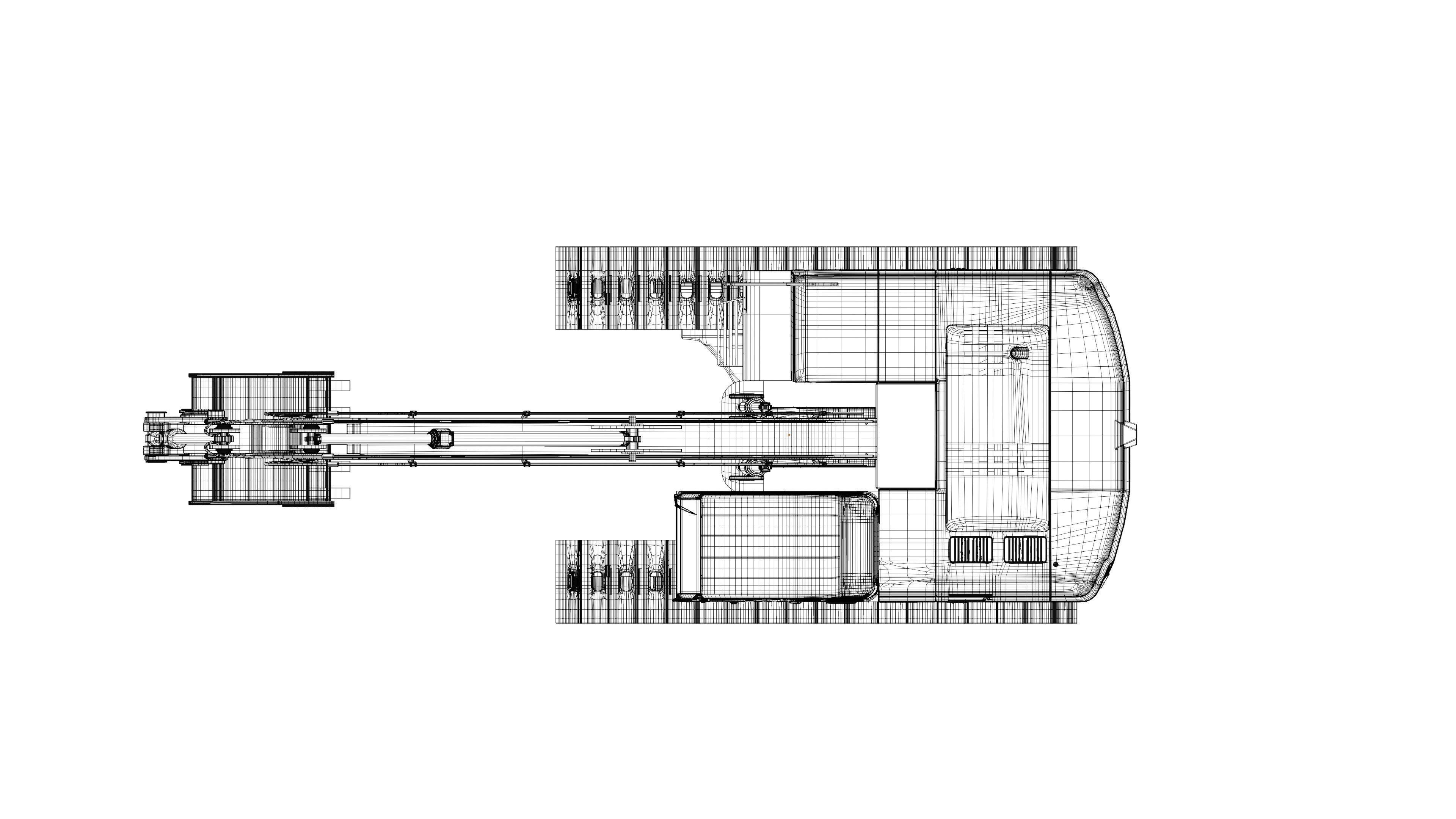 Komatsu PC200-8 Excavator pbr 3D model | CGTrader