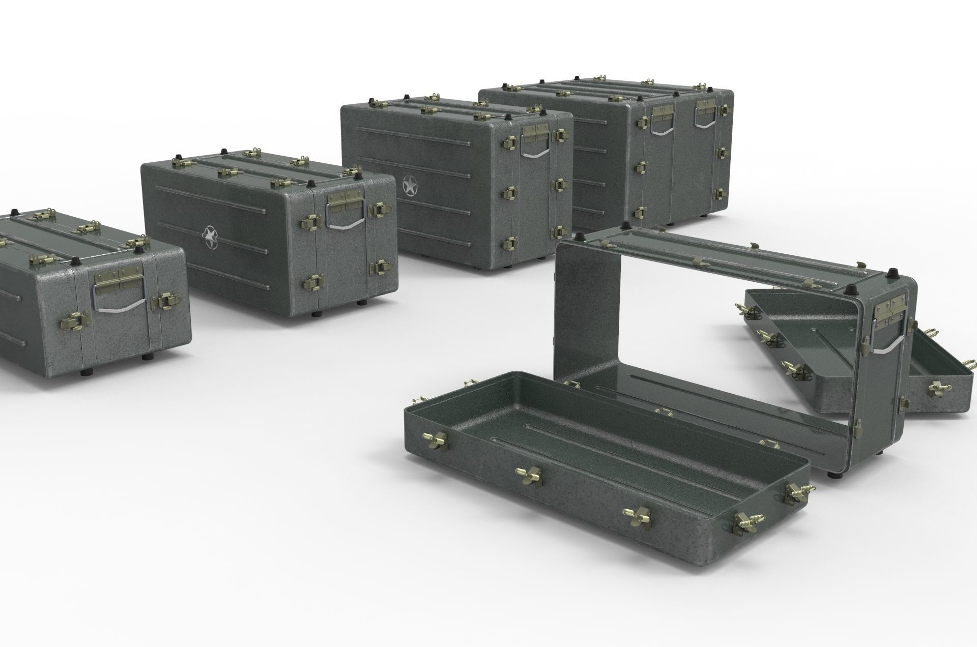 Military Ammo Boxes 3D model | CGTrader