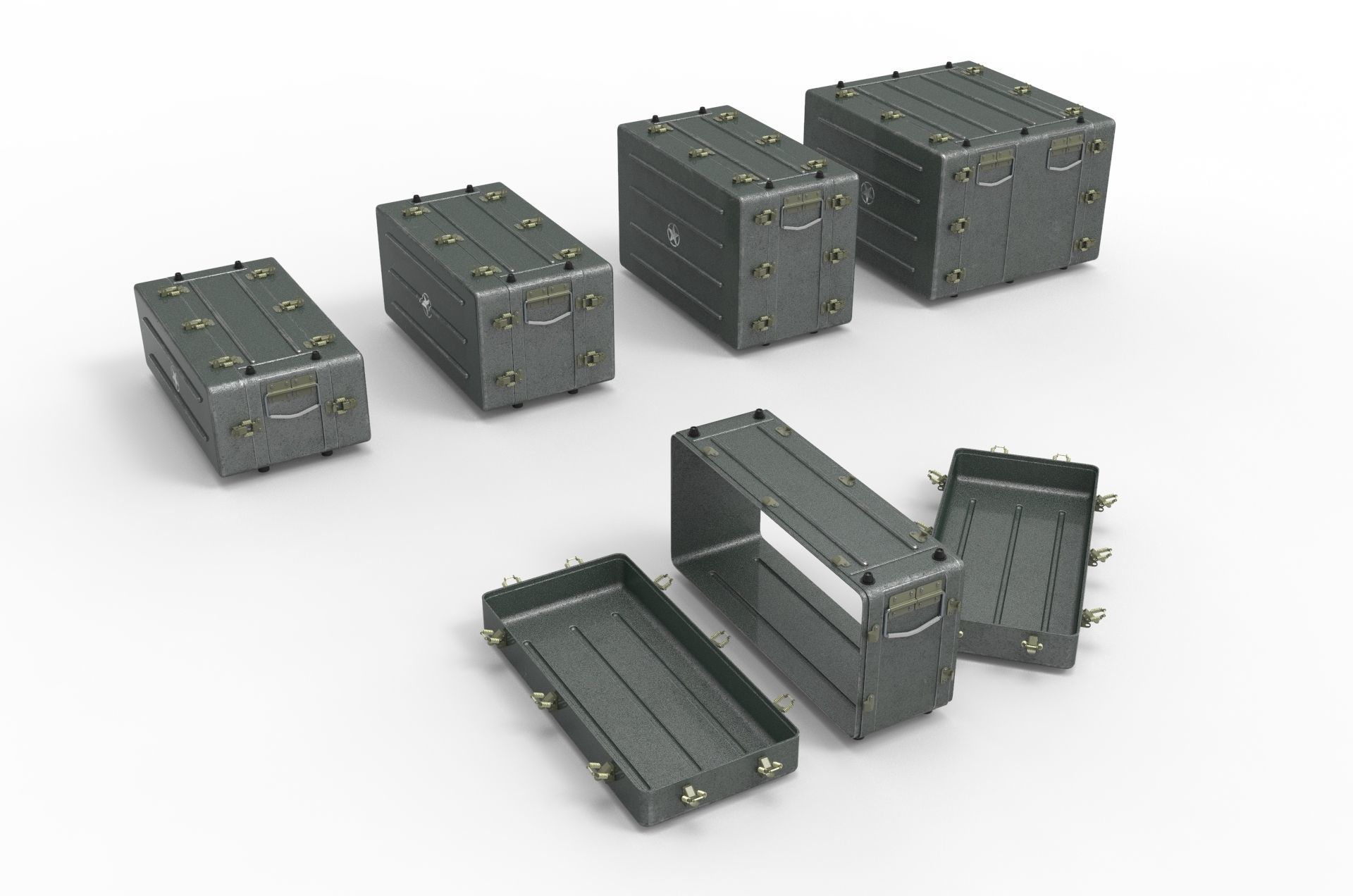 Military Ammo Boxes 3D model | CGTrader