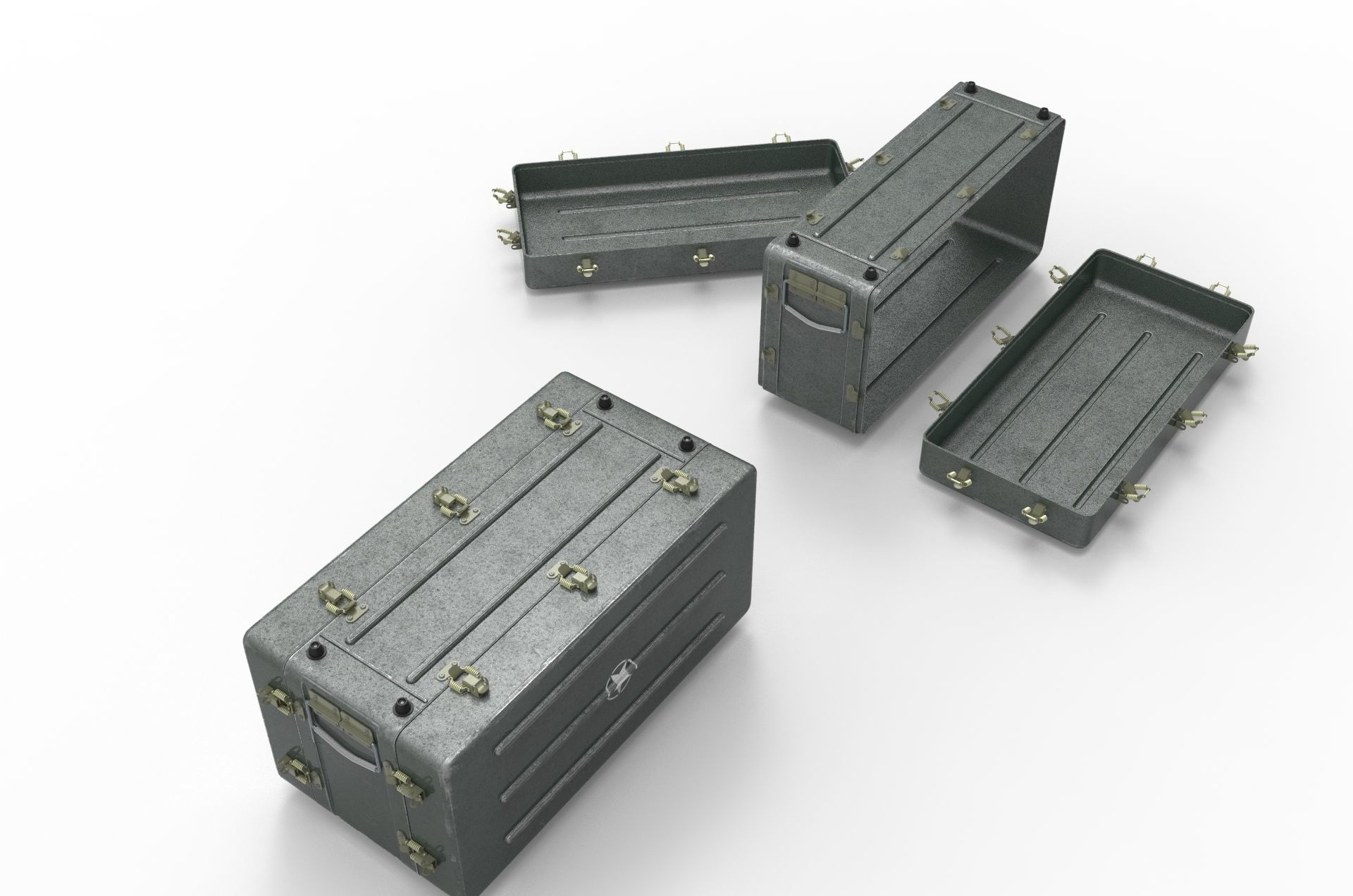 Military Ammo Boxes 3D model | CGTrader