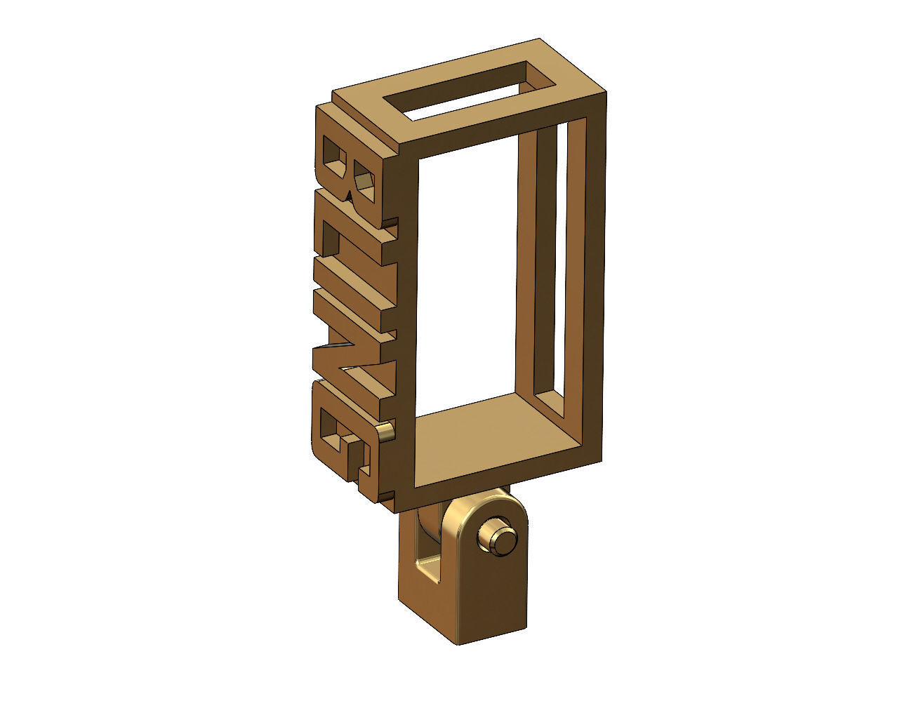 Bling bail link 3D model 3D printable | CGTrader