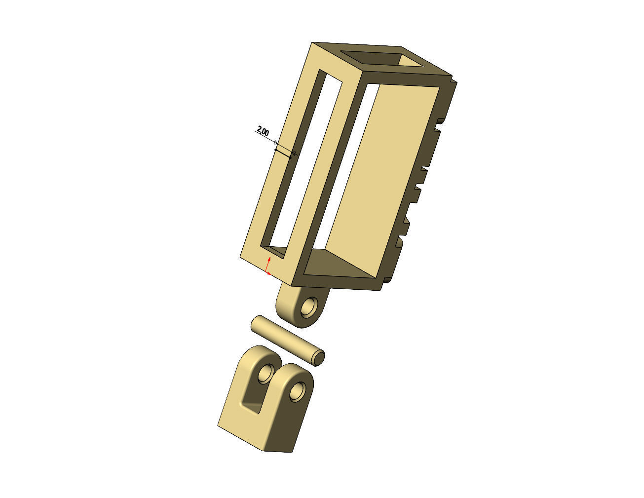 Bling bail link 3D model 3D printable | CGTrader