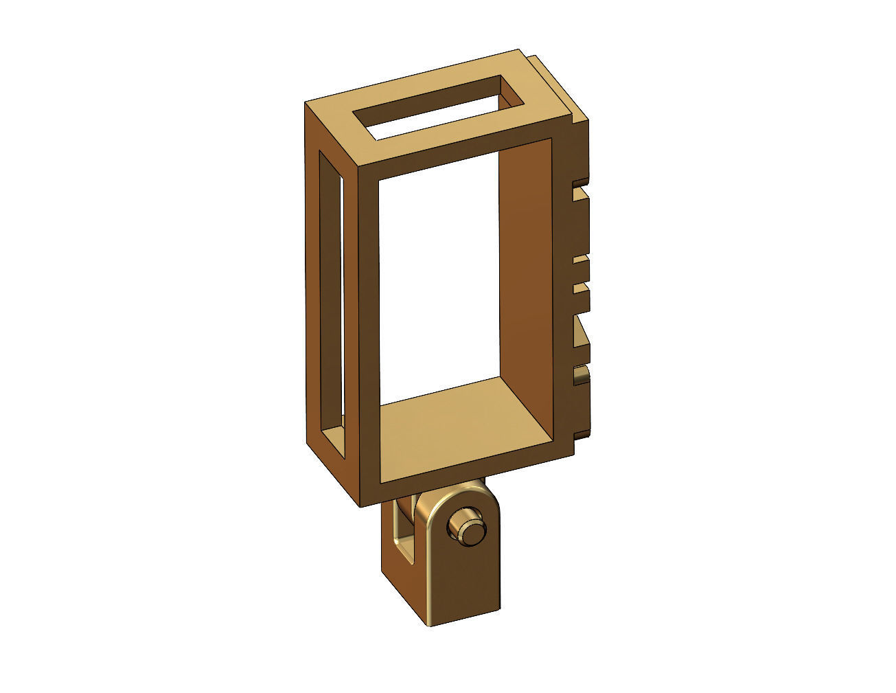 Bling bail link 3D model 3D printable | CGTrader