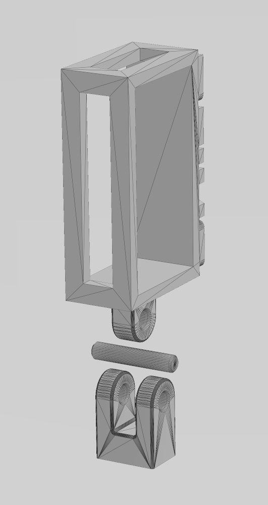 Bling bail link 3D model 3D printable | CGTrader