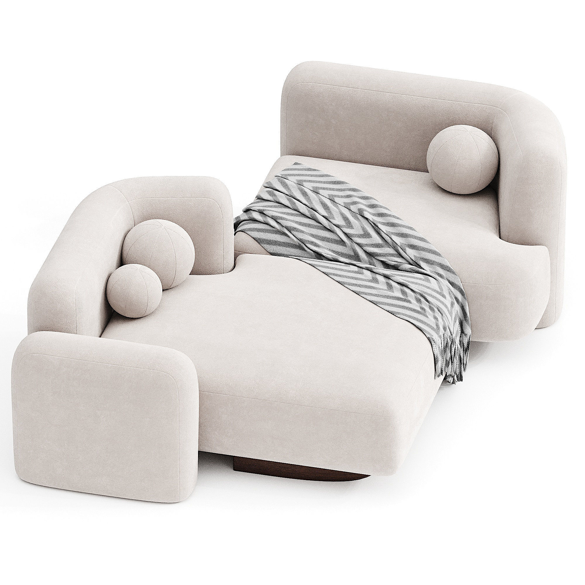 Pop Sofa Meridienne 3d model 3D model | CGTrader