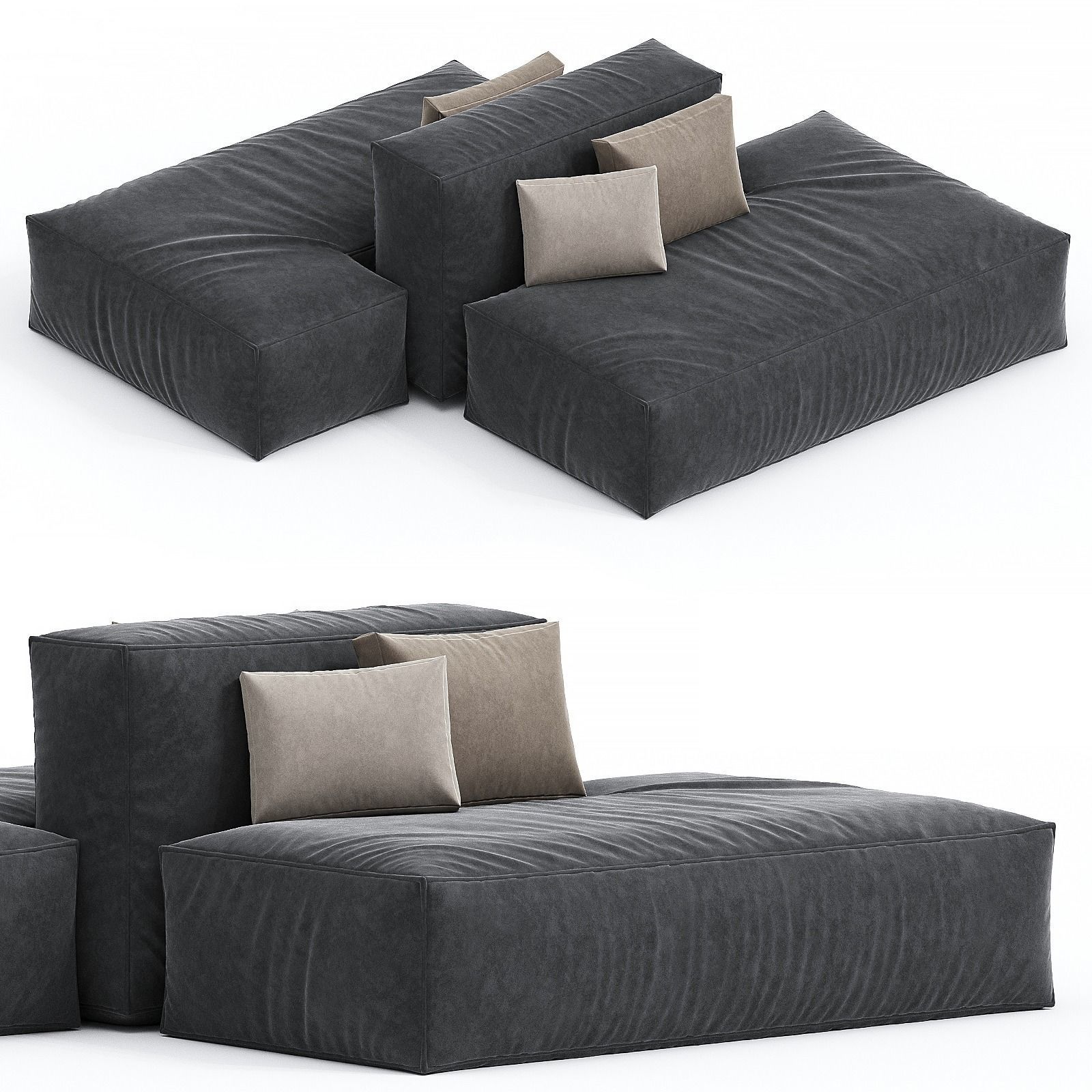 Cubotto sofa 3d model 3D model | CGTrader