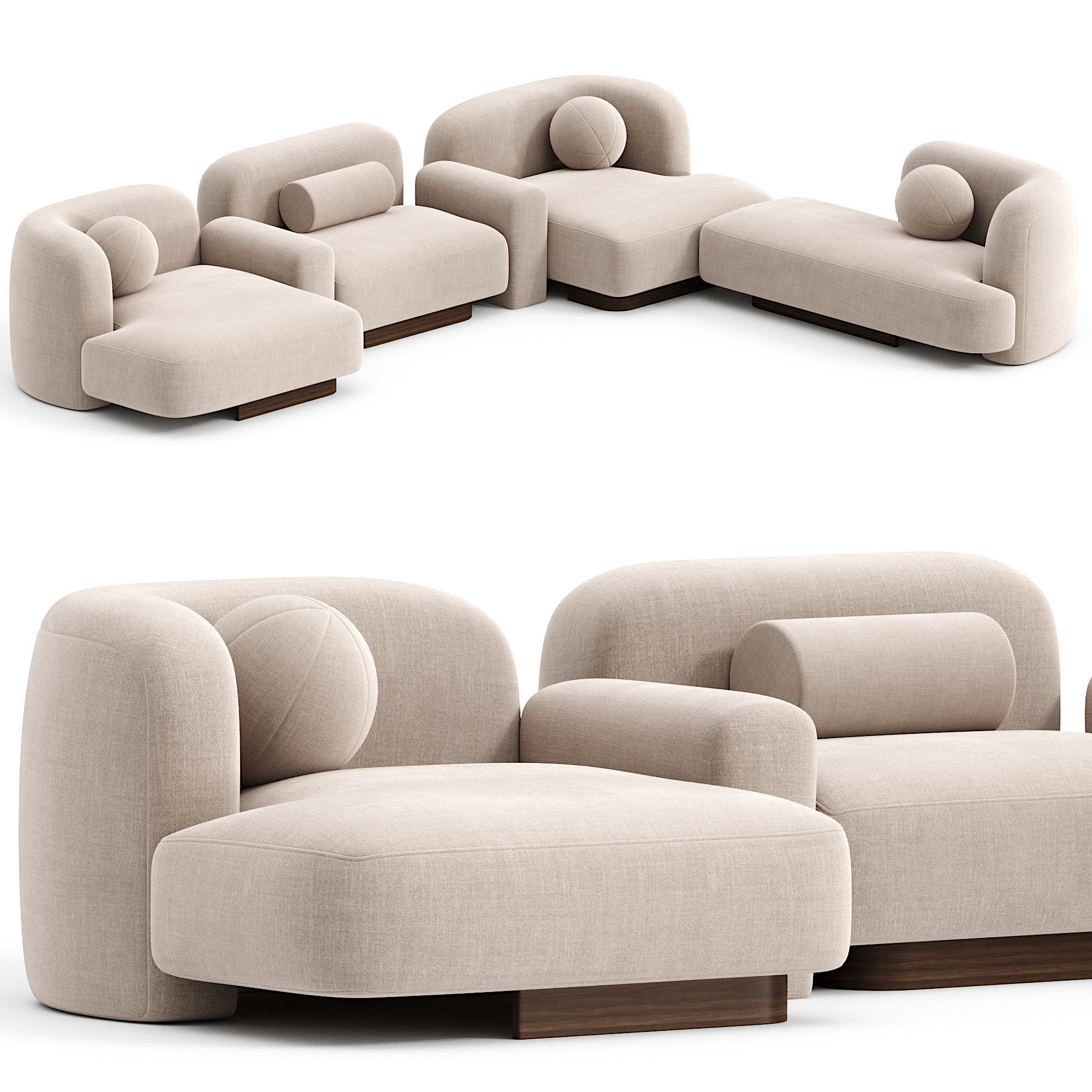 POP SOFA Delcourt Collection 3d model 3D model | CGTrader