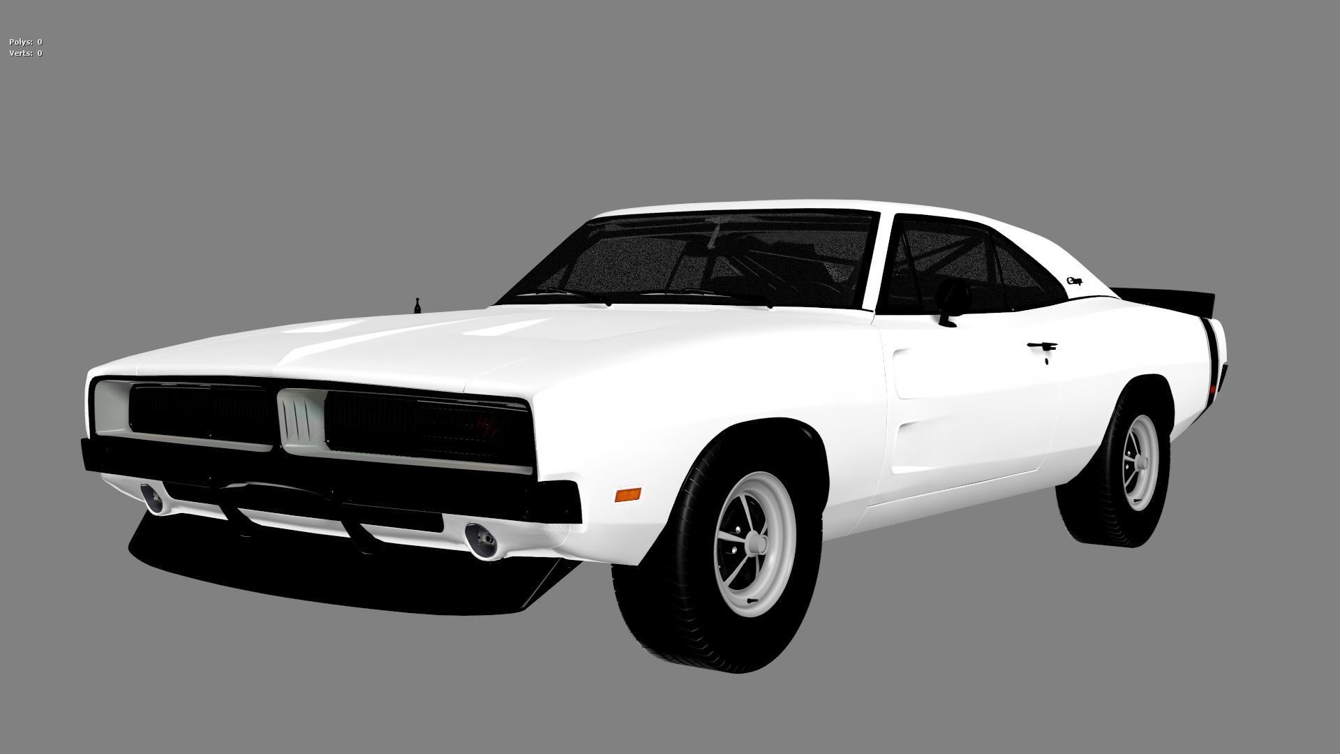 Dodge Charger RT 1969 Realistic 3D model | CGTrader