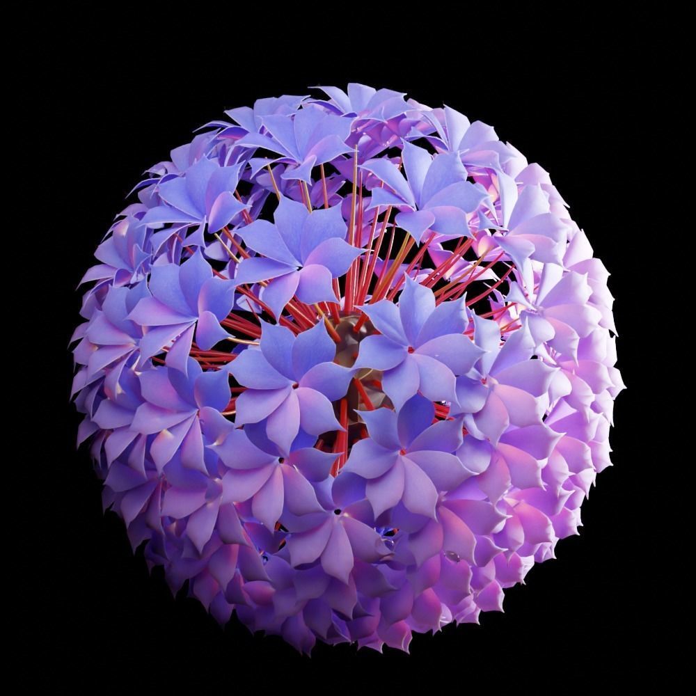Unique Flower 06 3D model | CGTrader