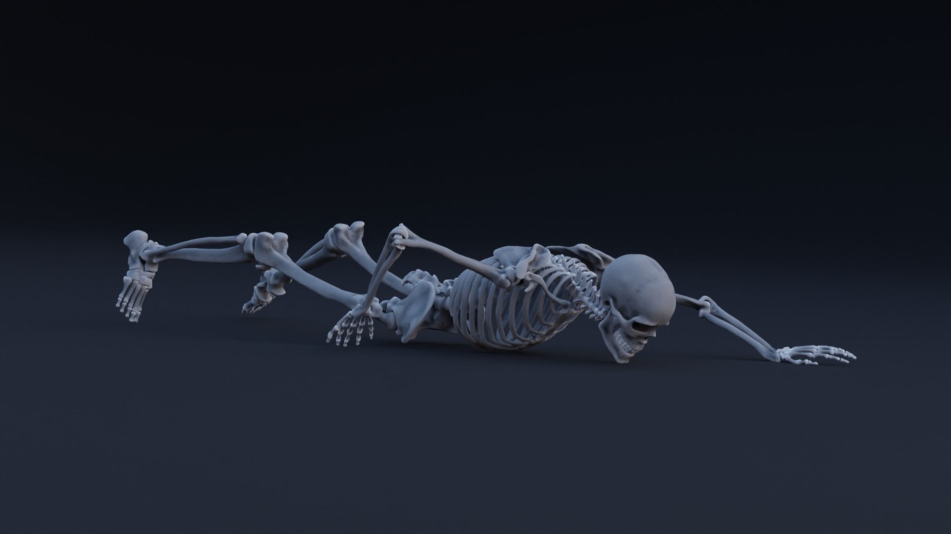 3D model Sceleton rigged pack VR / AR / low-poly | CGTrader