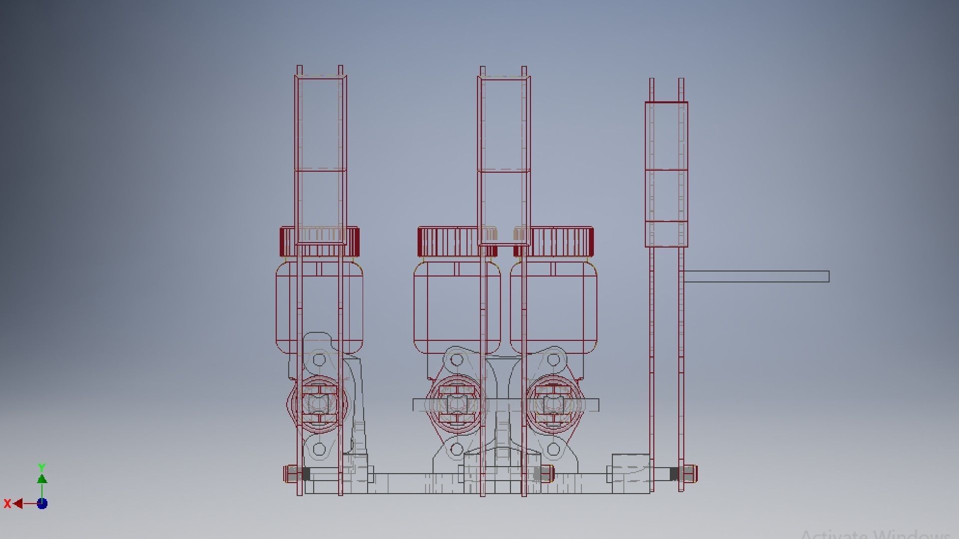 Floor Mount Pedal Assembly 3D model | CGTrader