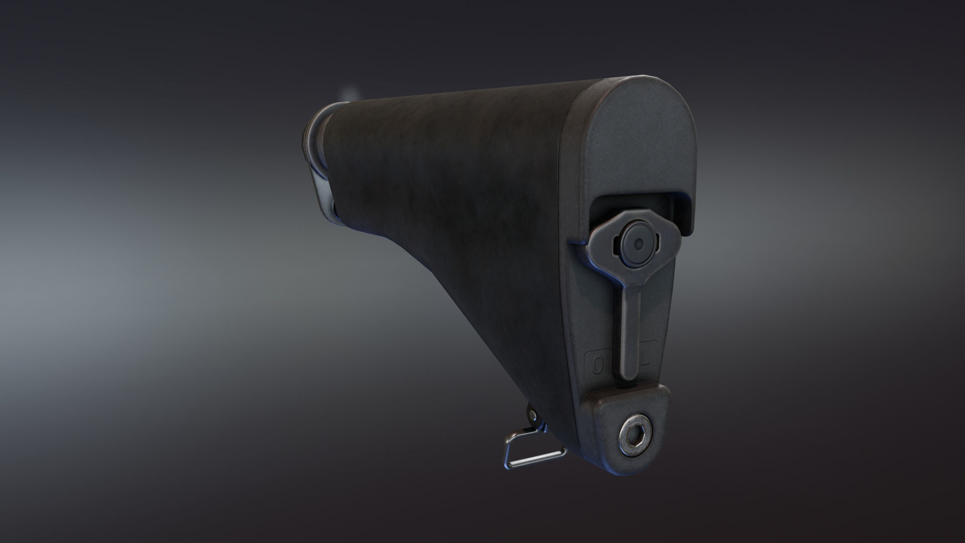 3D model Colt 607 Buttstock VR / AR / low-poly | CGTrader