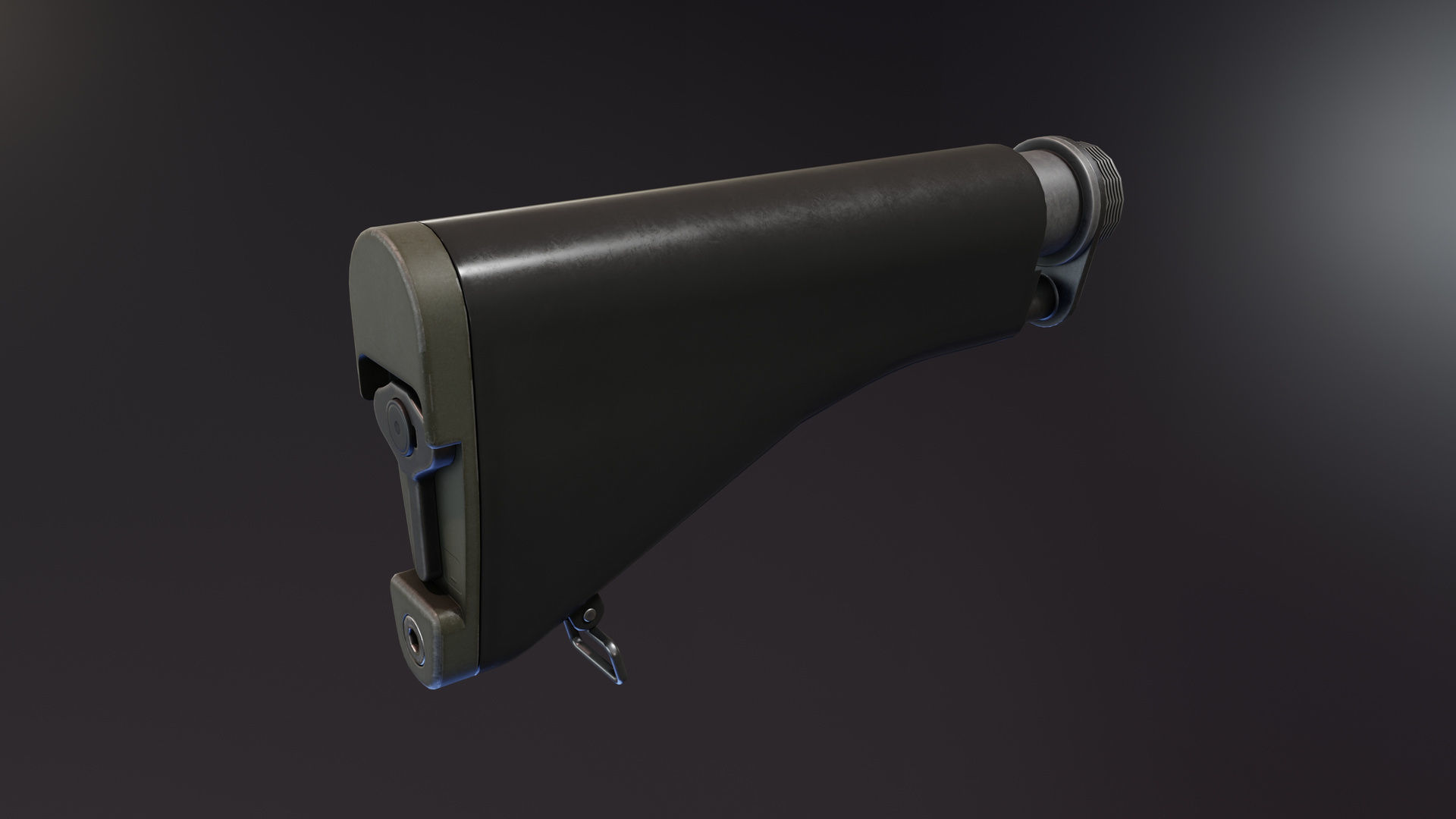 3D model Colt 607 Buttstock VR / AR / low-poly | CGTrader