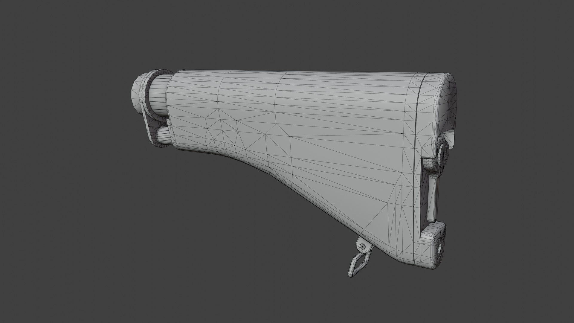 3D model Colt 607 Buttstock VR / AR / low-poly | CGTrader