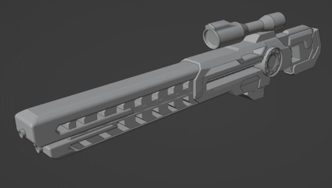 3D model 3D Gravity Gun VR / AR / low-poly | CGTrader