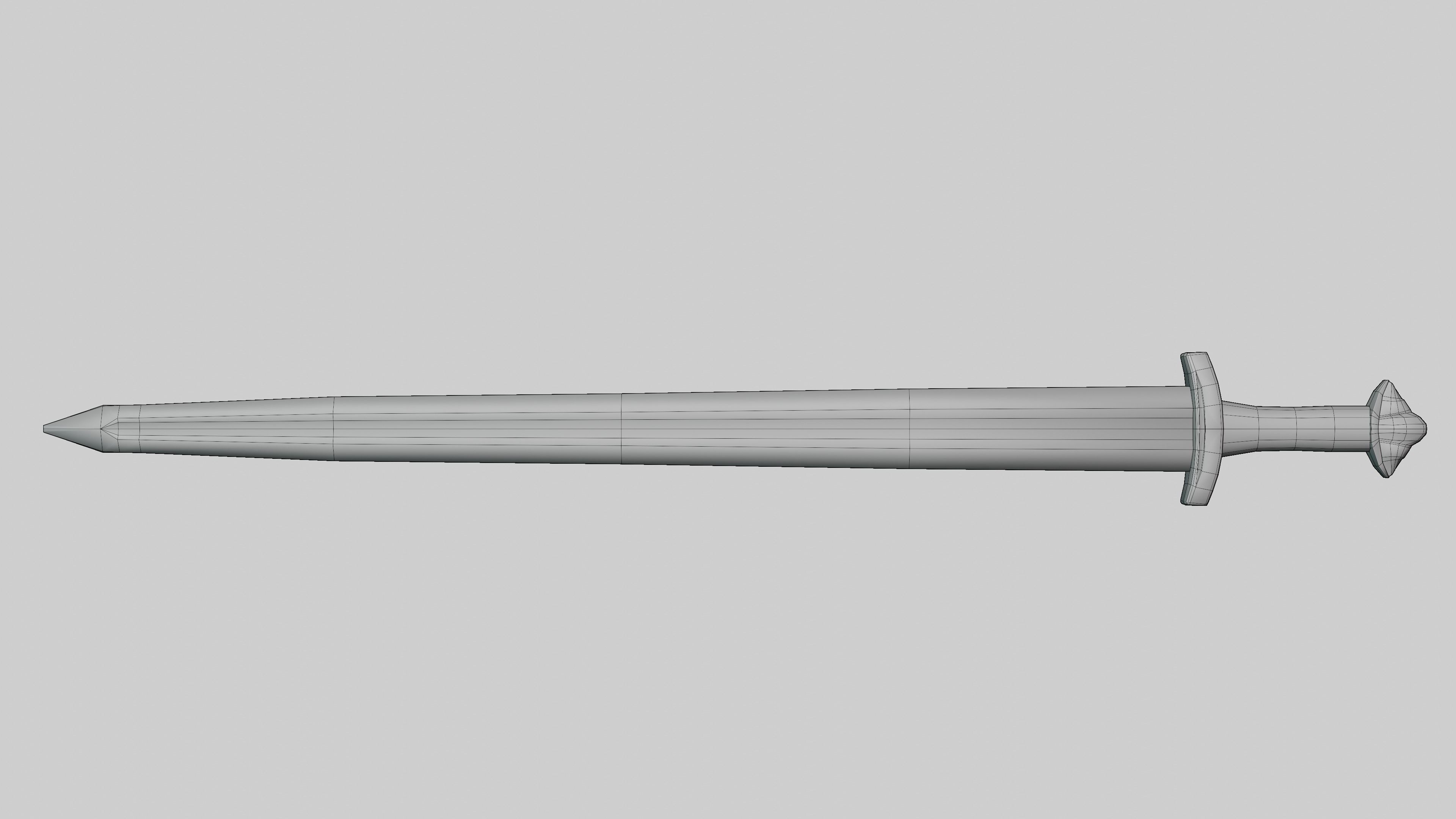 3D model Stylized Viking sword VR / AR / low-poly | CGTrader