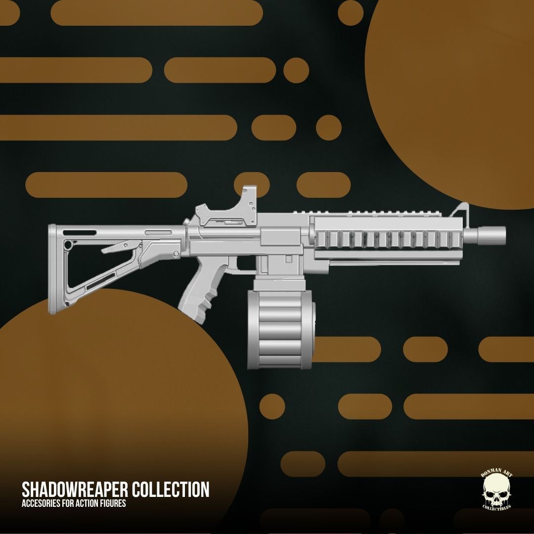 Shadowreaper Collection 3D printable files for Action Figures 3D model ...