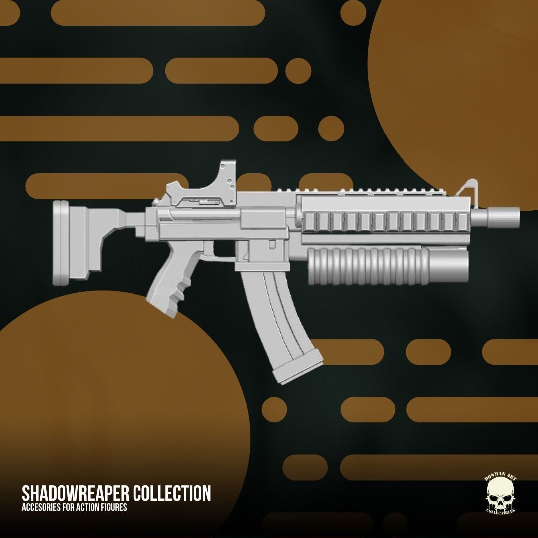 Shadowreaper Collection 3D printable files for Action Figures 3D model ...