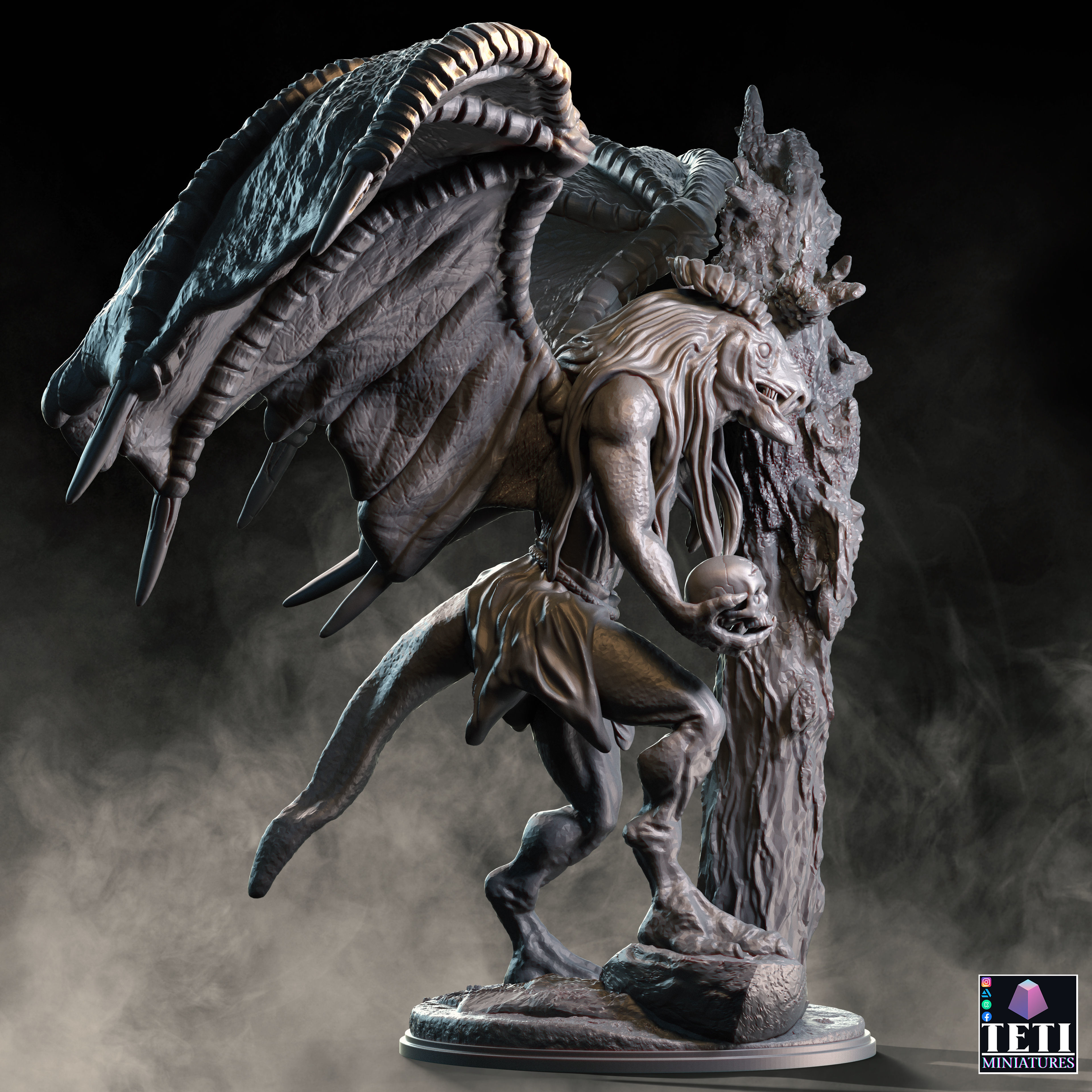 VESPERTILIO - THE NECROMANCER 3D model 3D printable | CGTrader