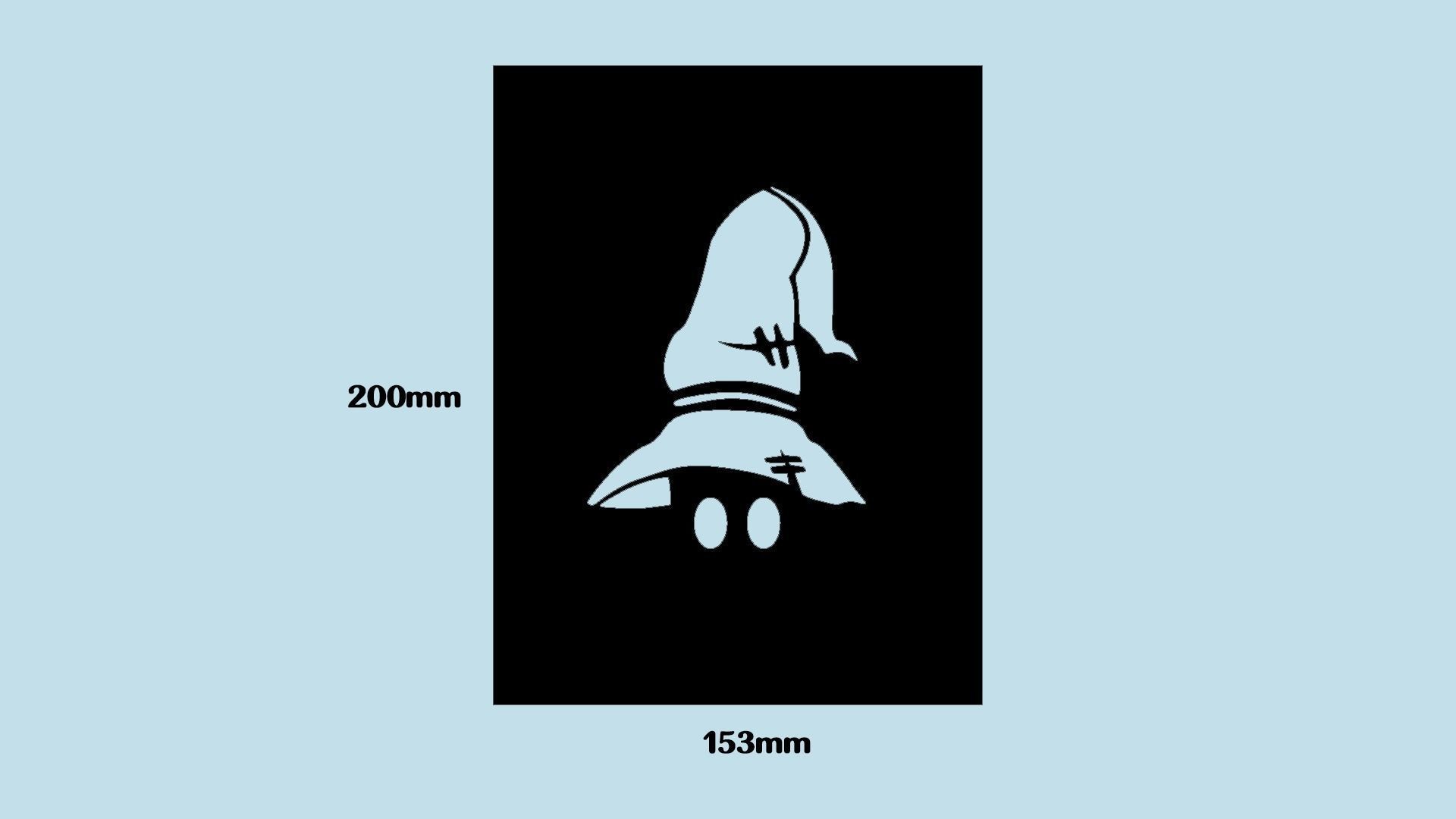 Final Fantasy Black Mage Panel - Decoration 3D model 3D printable ...