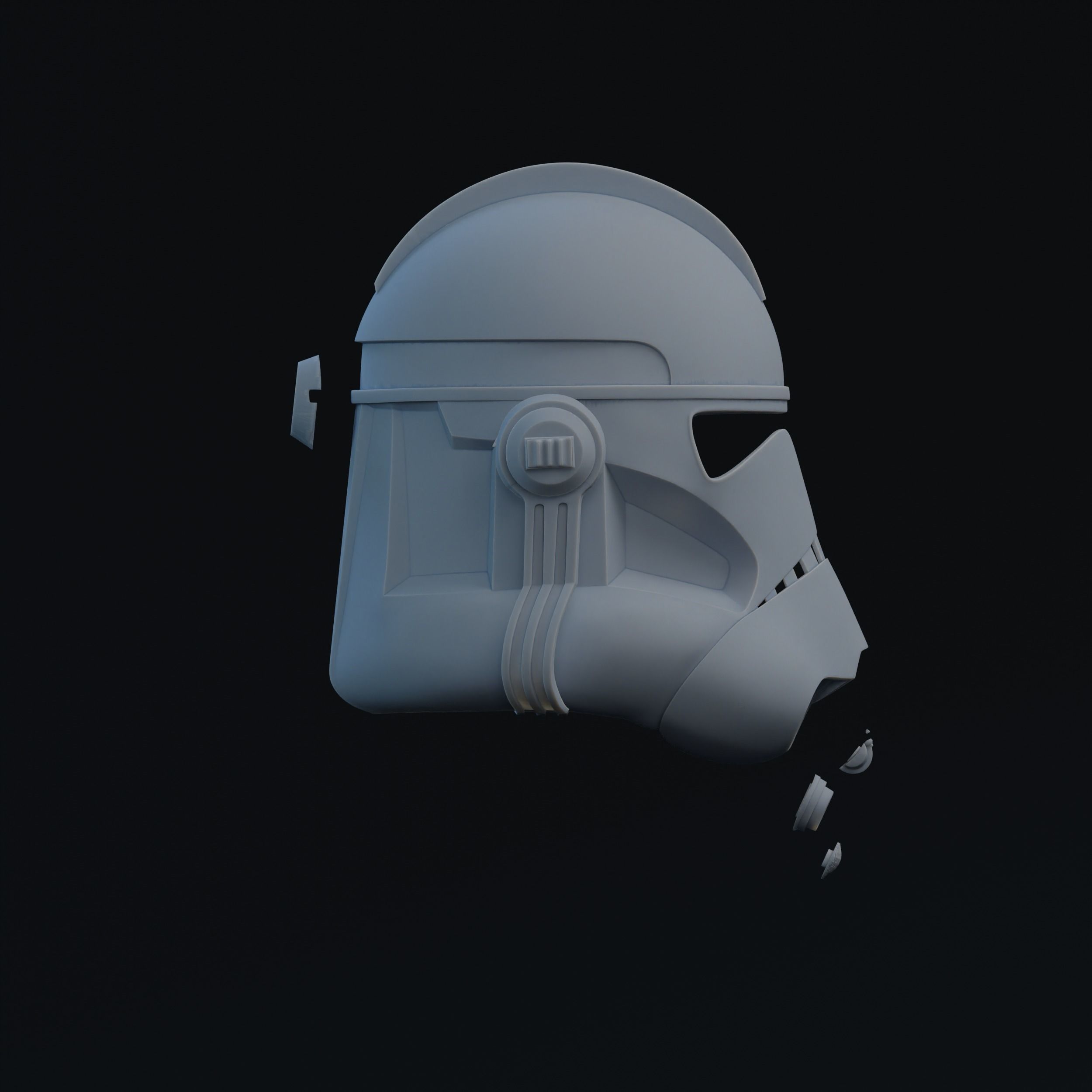 Wearable Phase 2 Clone Helmet 3D model 3D printable | CGTrader