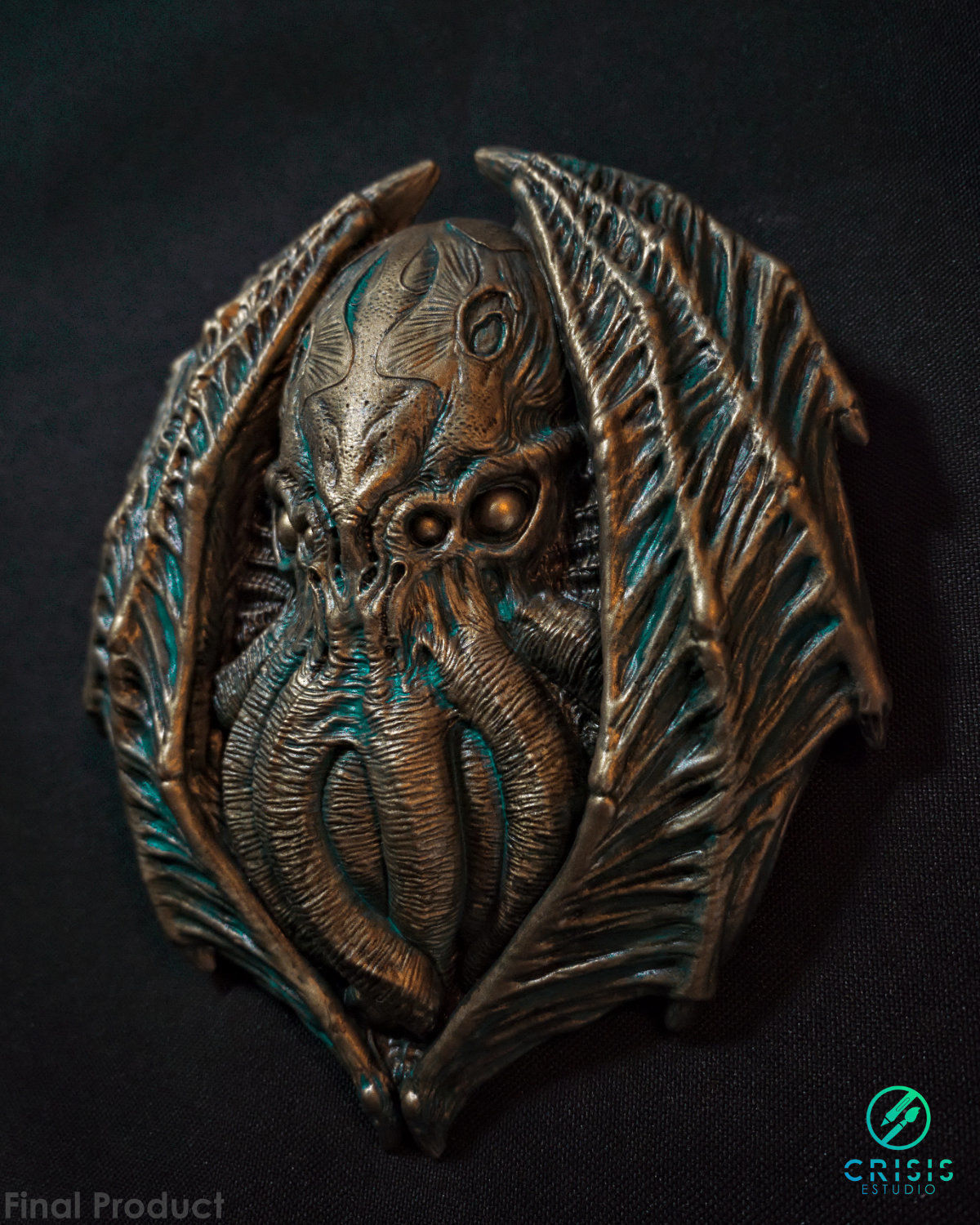 Cthulhu ancient medallion for 3d Print Model 3D model 3D printable ...