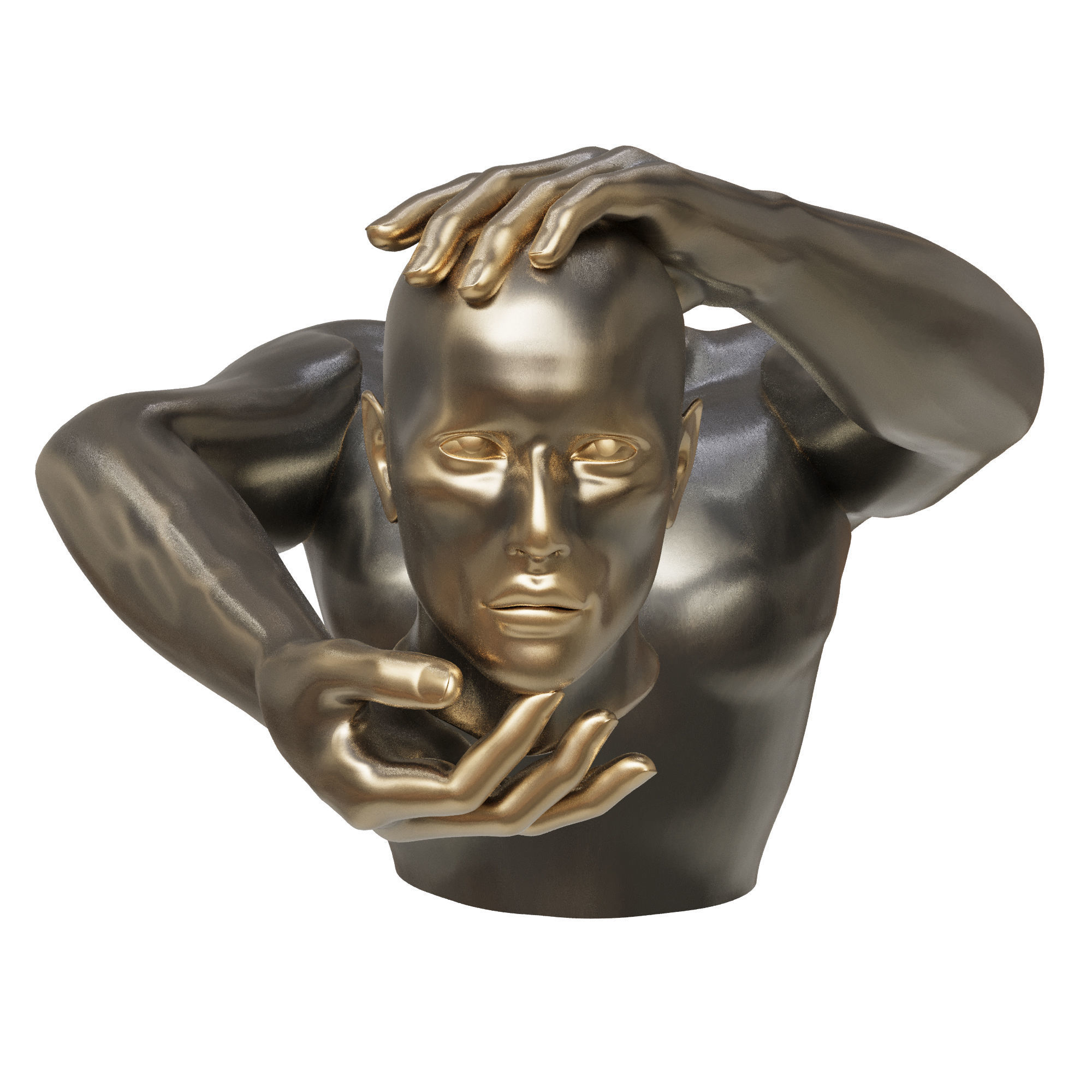 head in hand 3D model | CGTrader