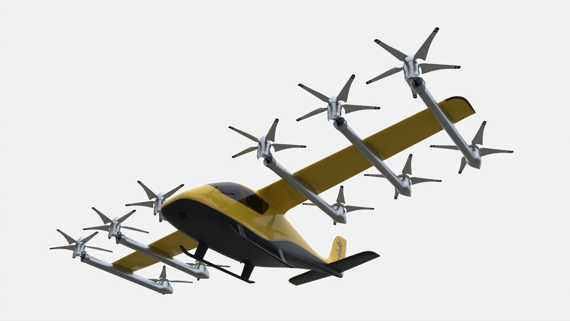Wisk Generation 6 Aircraft 3D model | CGTrader